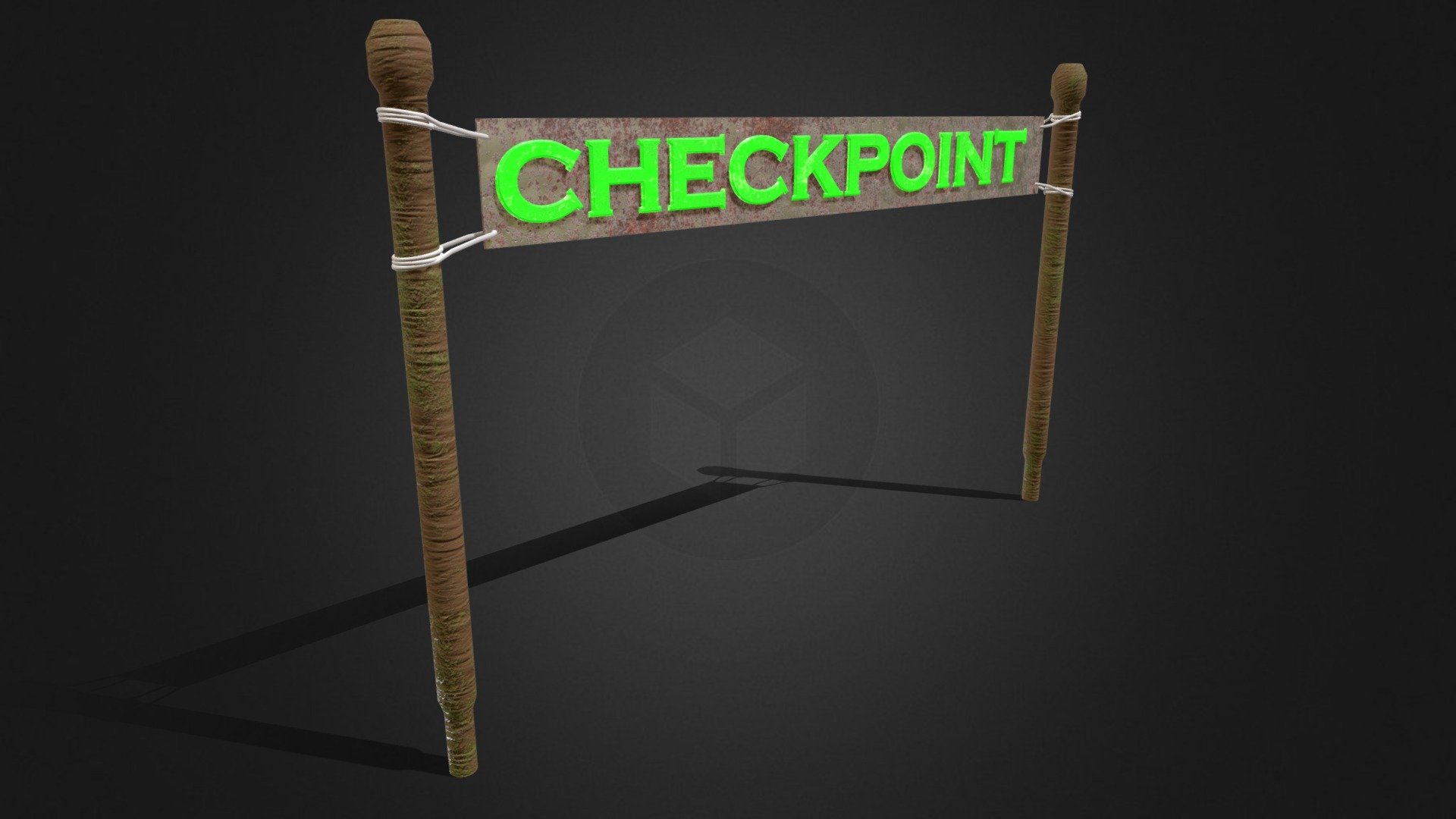 classic checkpoint - Buy Royalty Free 3D model by IgnacioAlbano ...