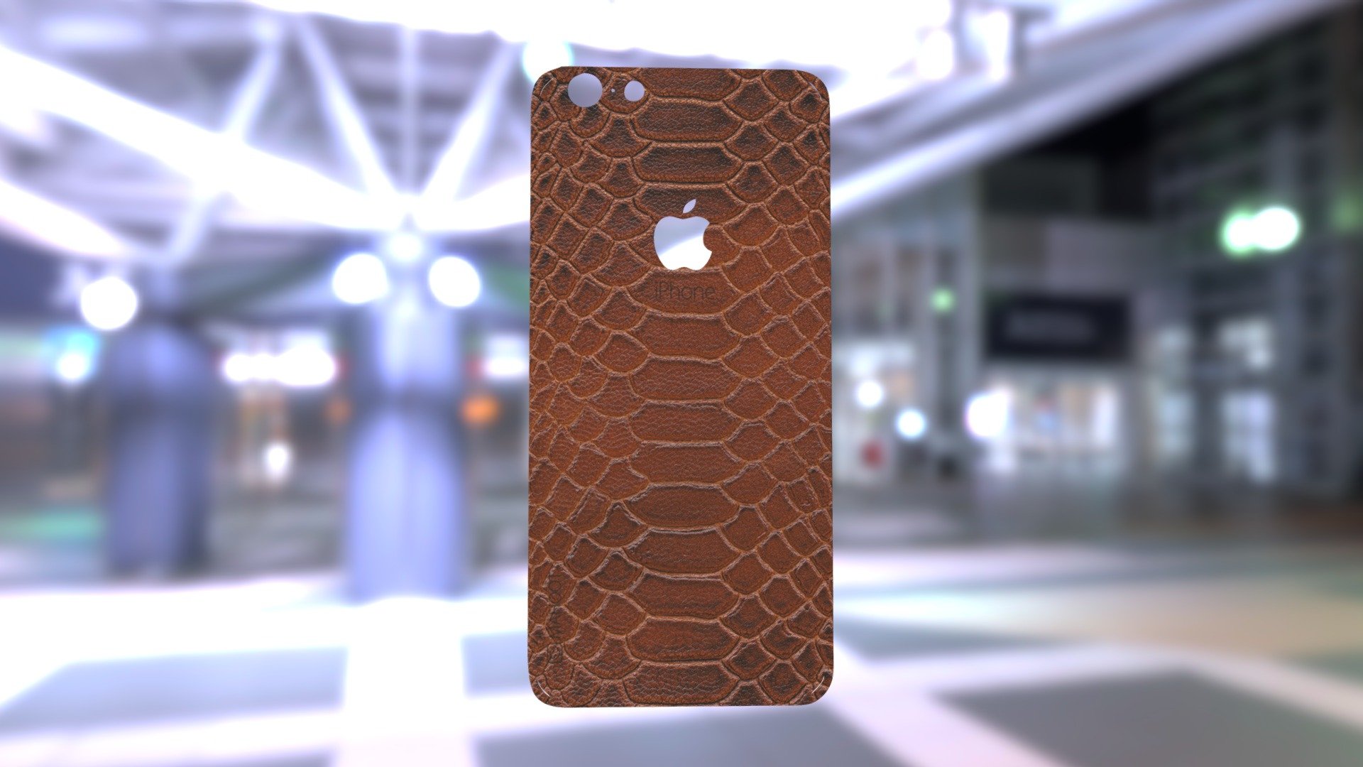 iPhone 6s snake leather sticker mahoot - Download Free 3D model by ...