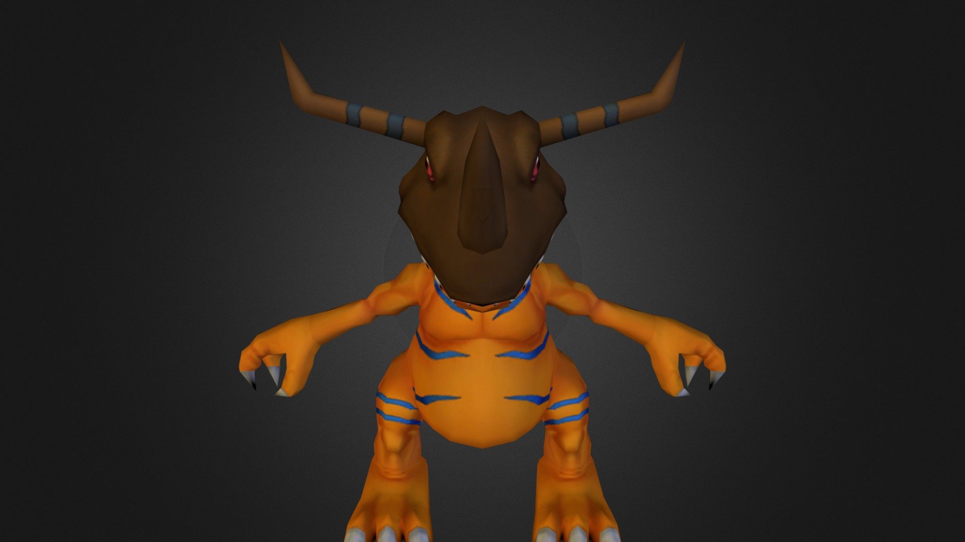 PC Computer - Digimon Masters - Greymon - 3D model by rogarmao [60352c5 ...