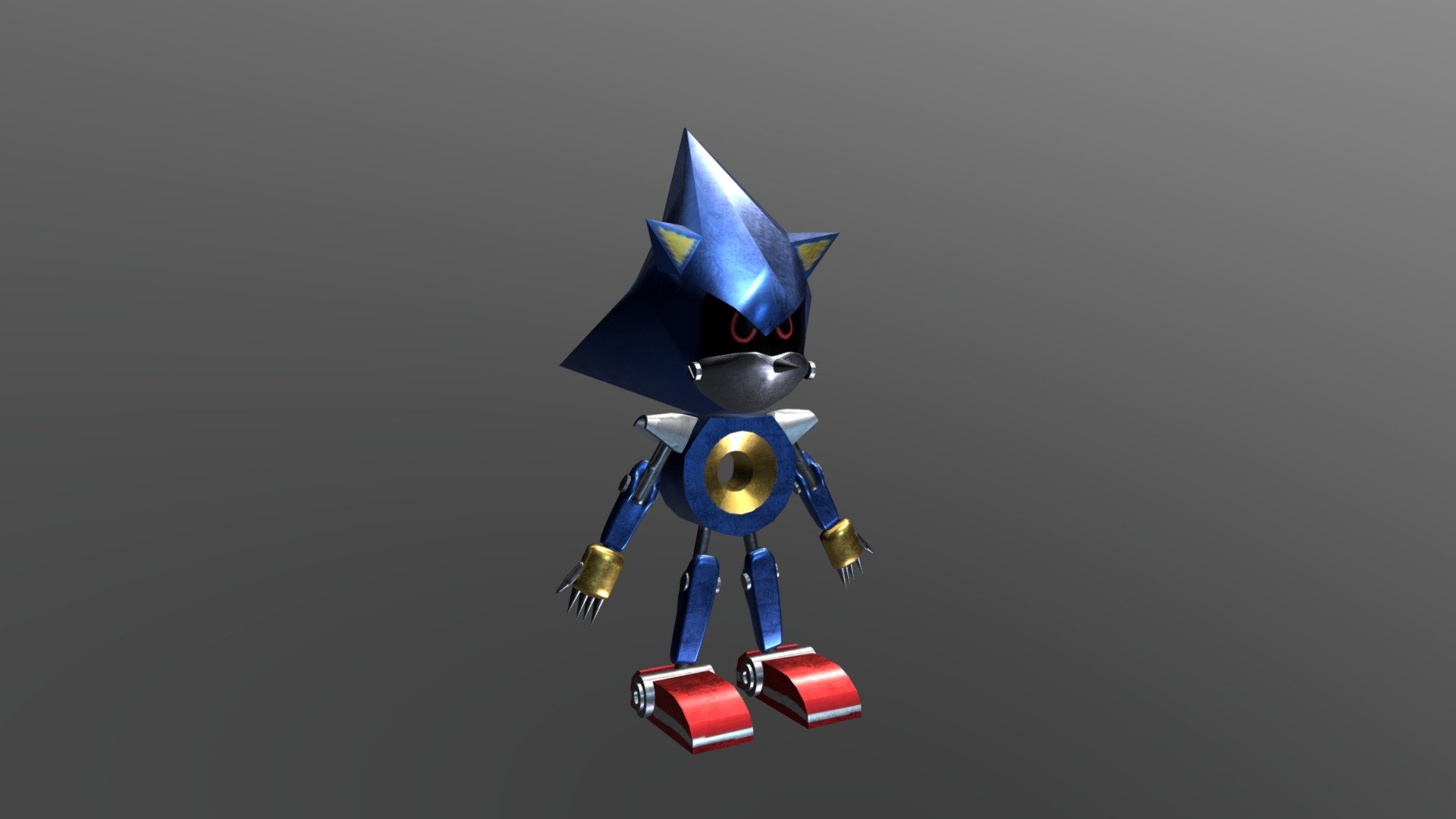 Metal Sonic 3D Model - 3D model by Ojk114 [6038eb8] - Sketchfab