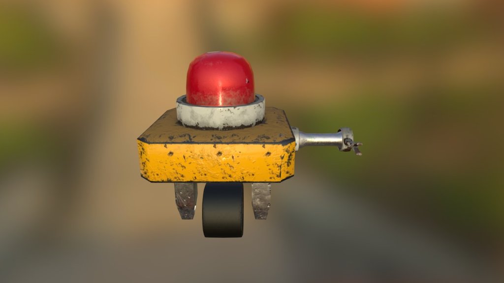 Busted old Maintenance Robot - 3D model by pollockd [6039293] - Sketchfab