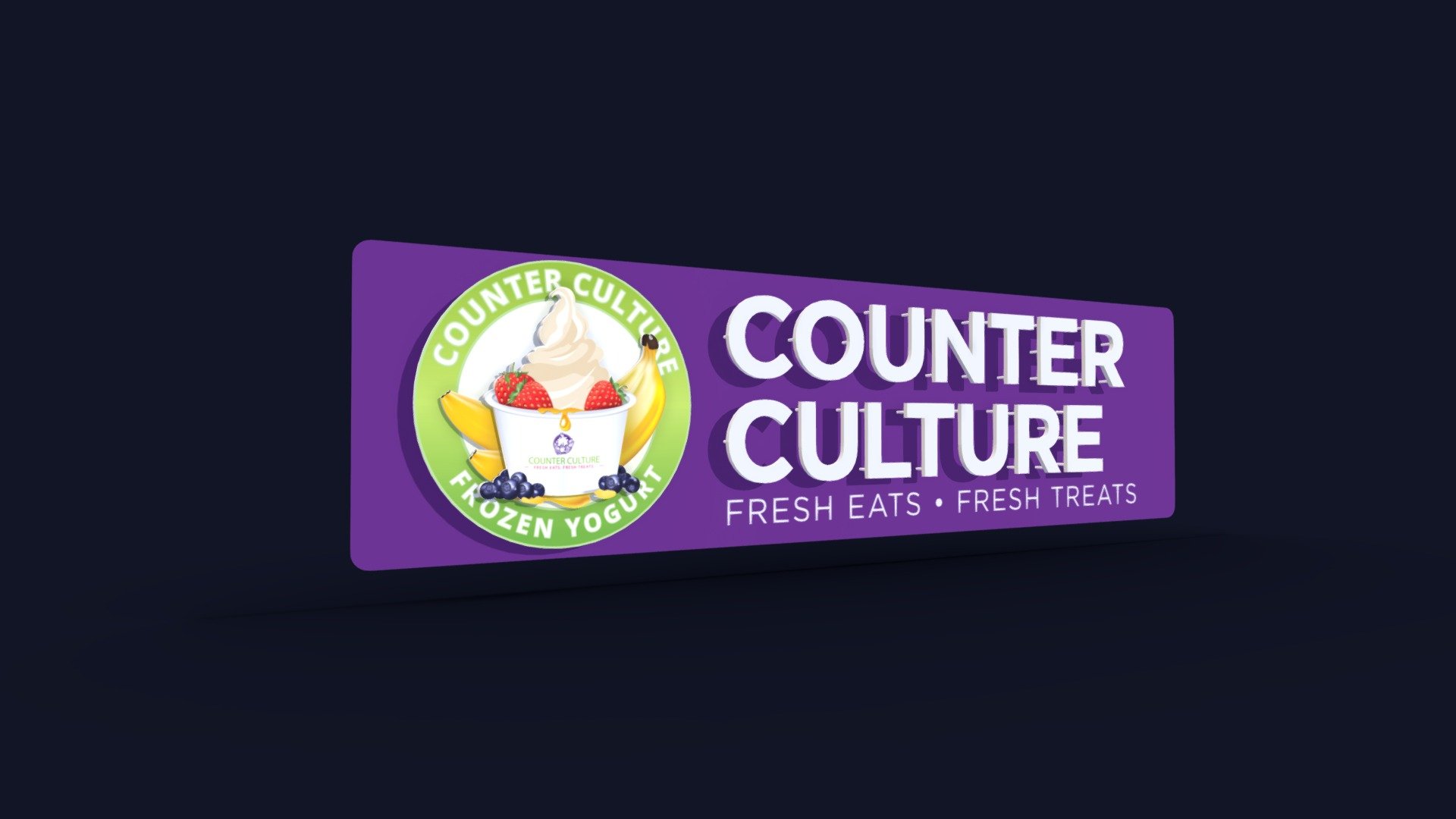 Counter Culture Stack Logo - 3D model by Lamar3D [60398b0] - Sketchfab