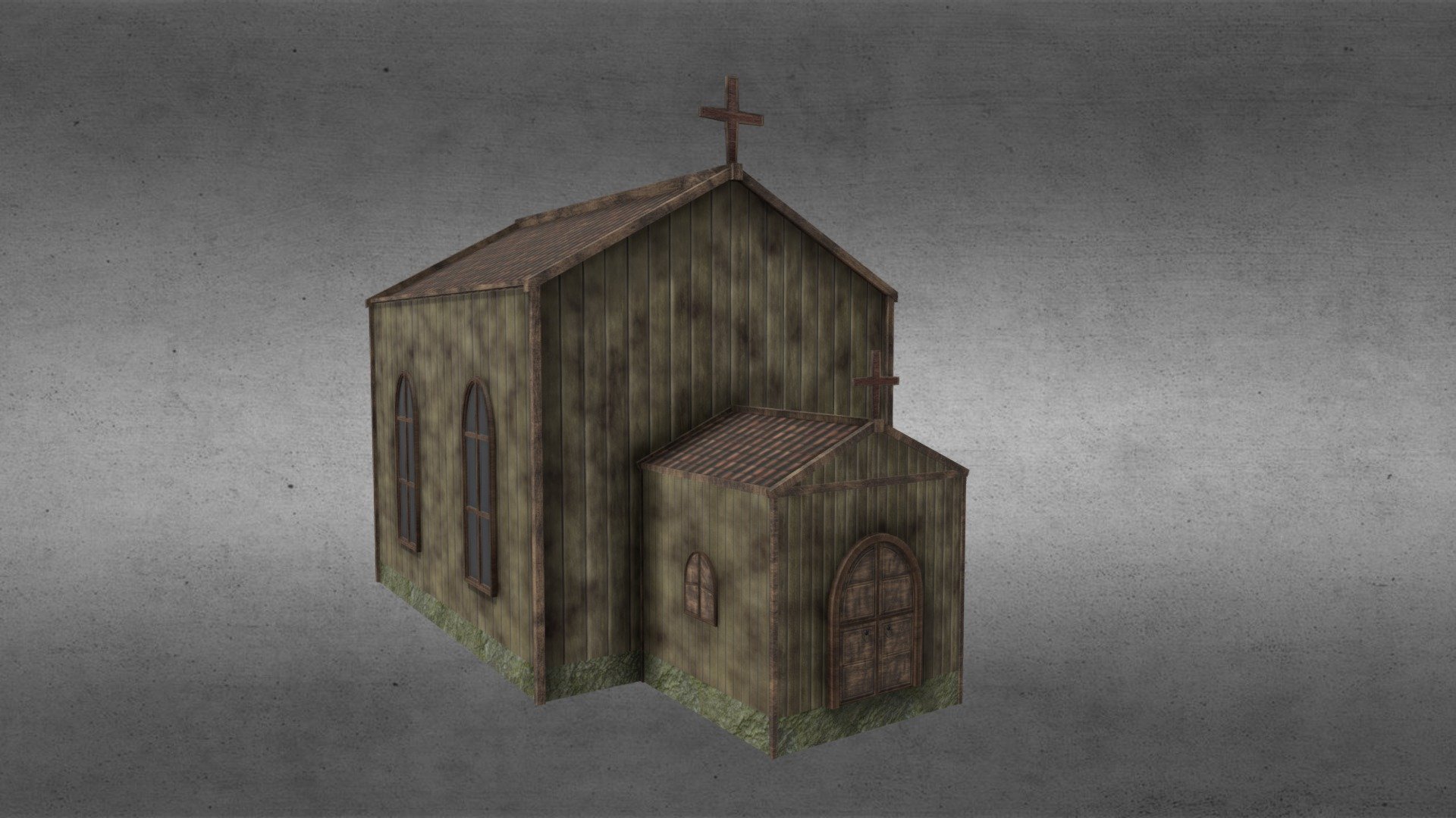 Old Wooden Church - Download Free 3D model by LucasPresoto [603a1c1 ...