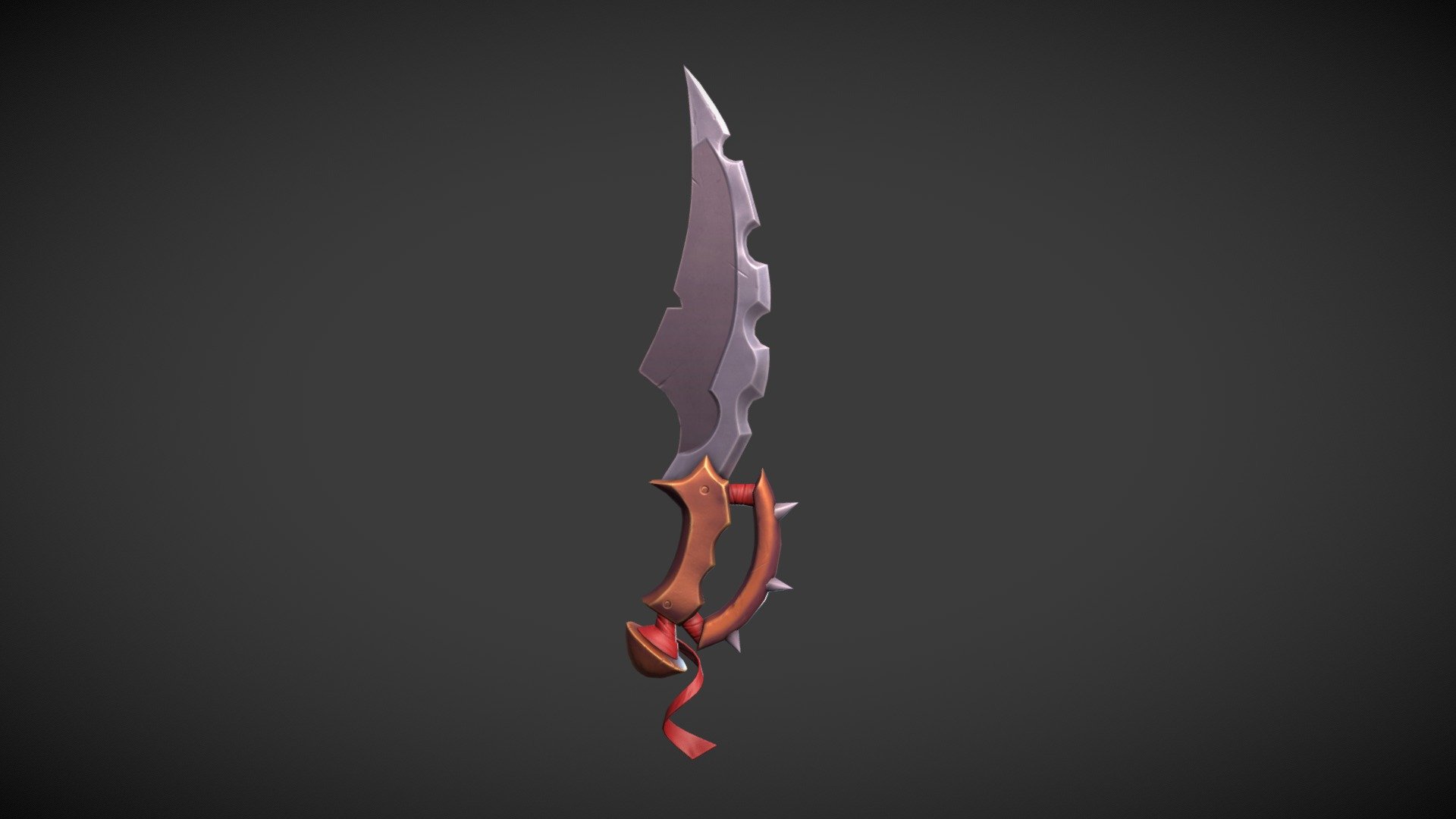 styilized dagger - 3D model by daniel_baron (@danielbar_on) [603a6cf ...