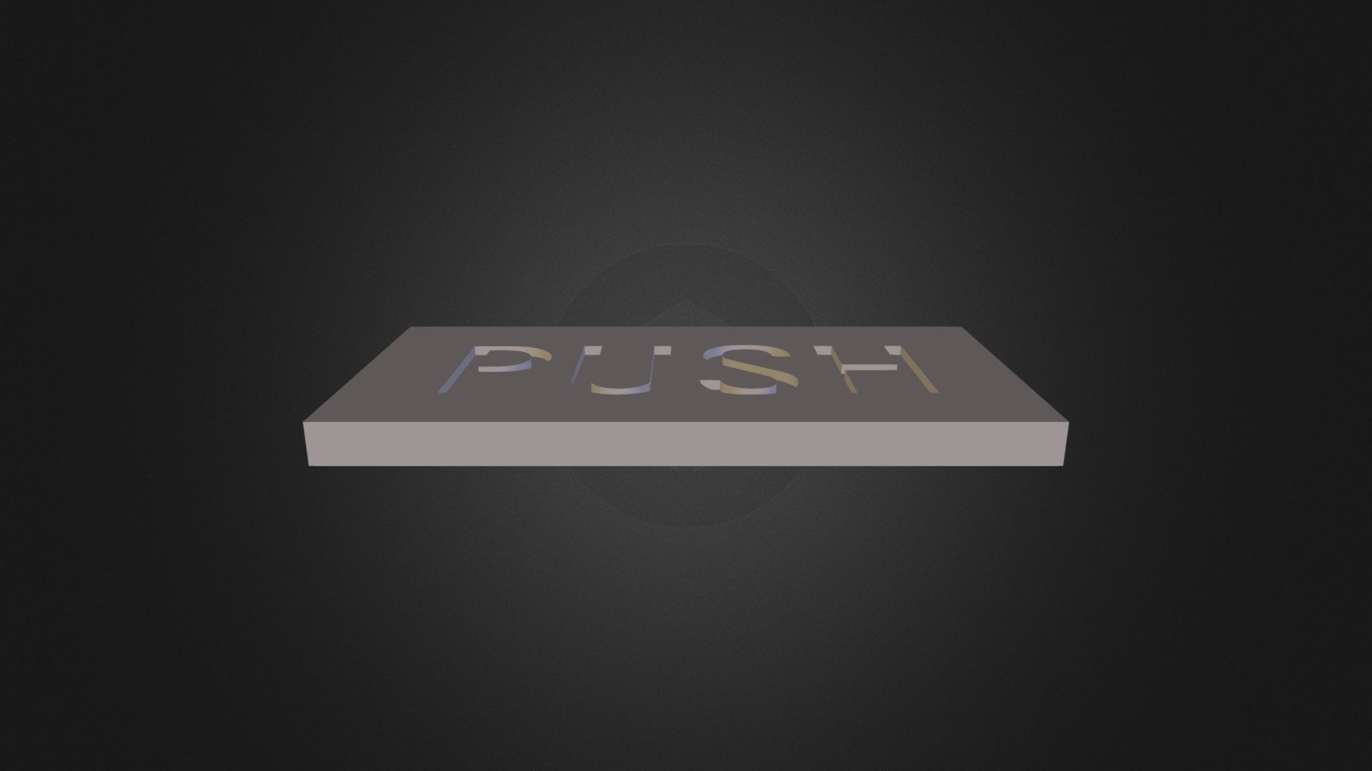 PUSH! - 3D model by Hollywood 3D Printing (@ryan-h3dp) [603ac07 ...
