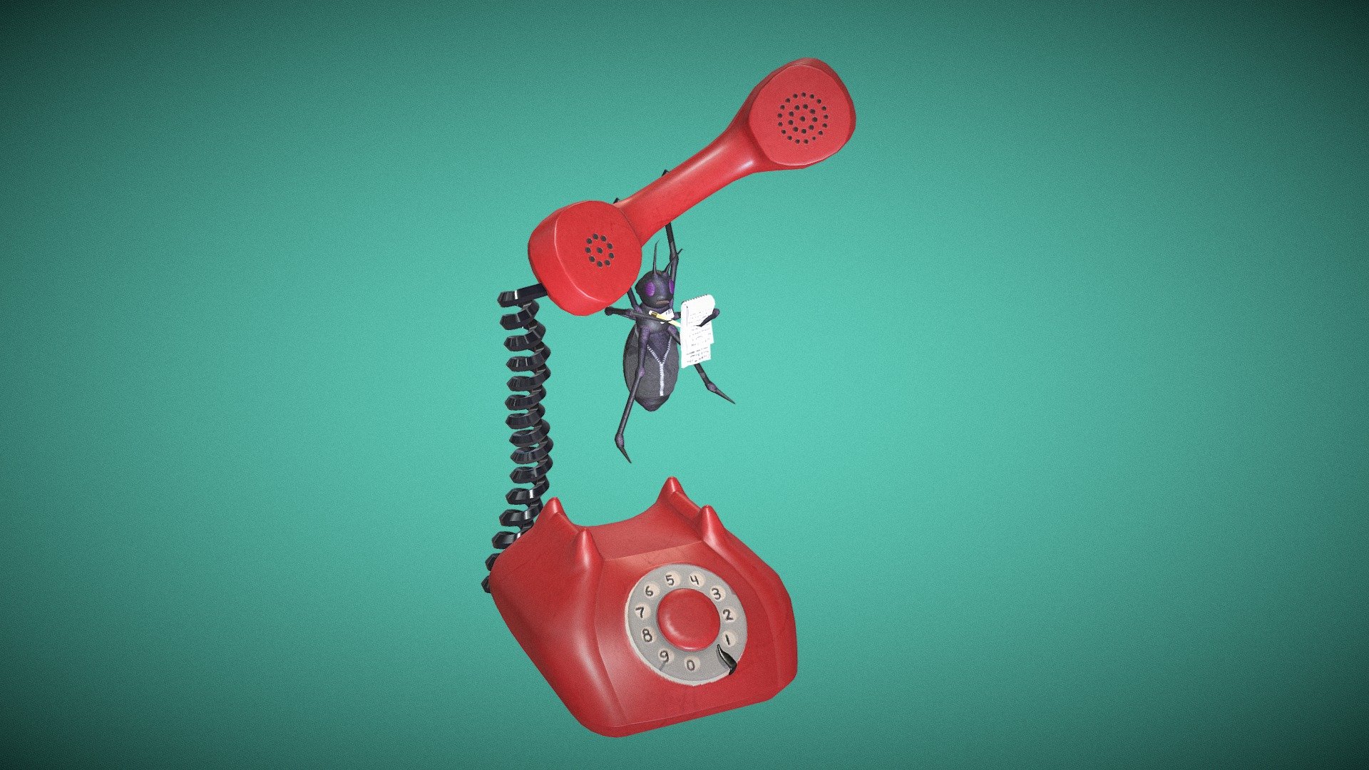 Bugged Phone - 3D model by parjen [603b736] - Sketchfab
