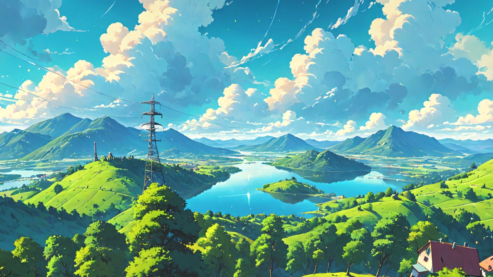 HDRI Vibrant Anime Skybox Panorama N - Buy Royalty Free 3D model by ...