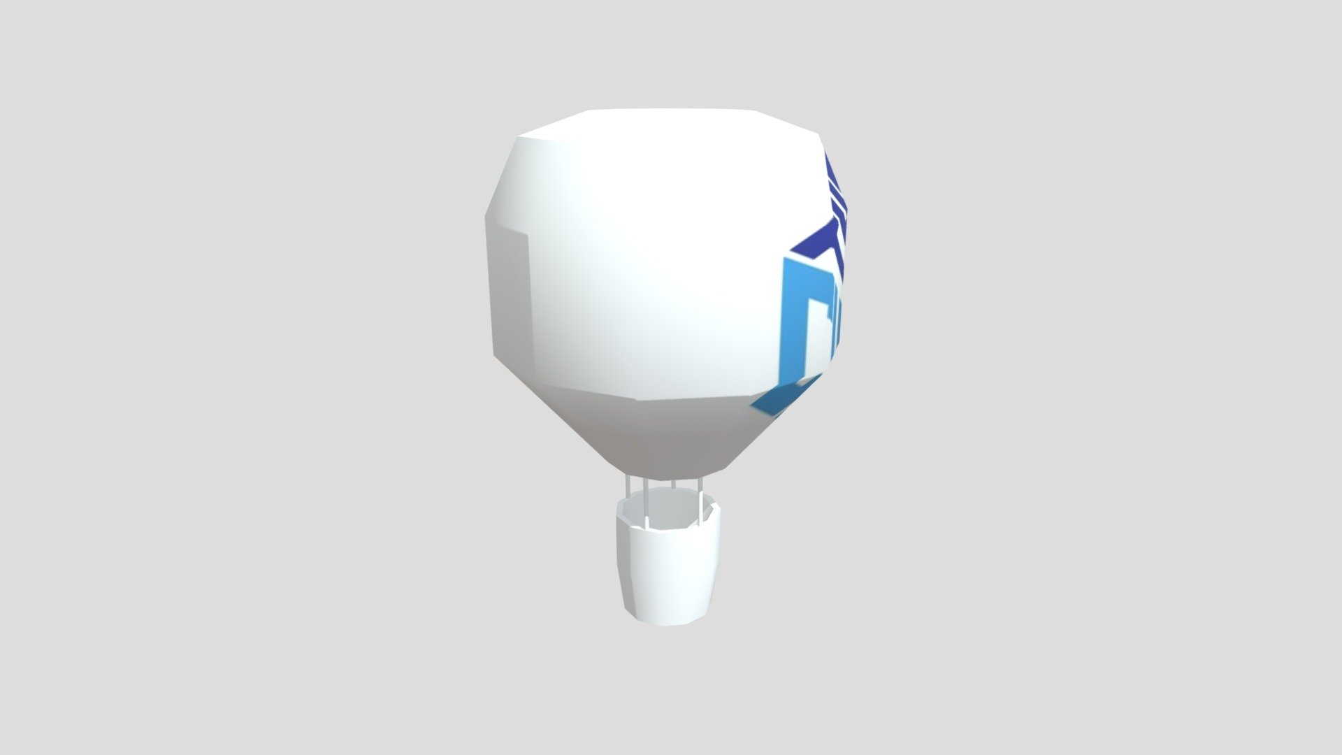 Hot Air Balloon - Cube Logo - Download Free 3D model by itaruna ...