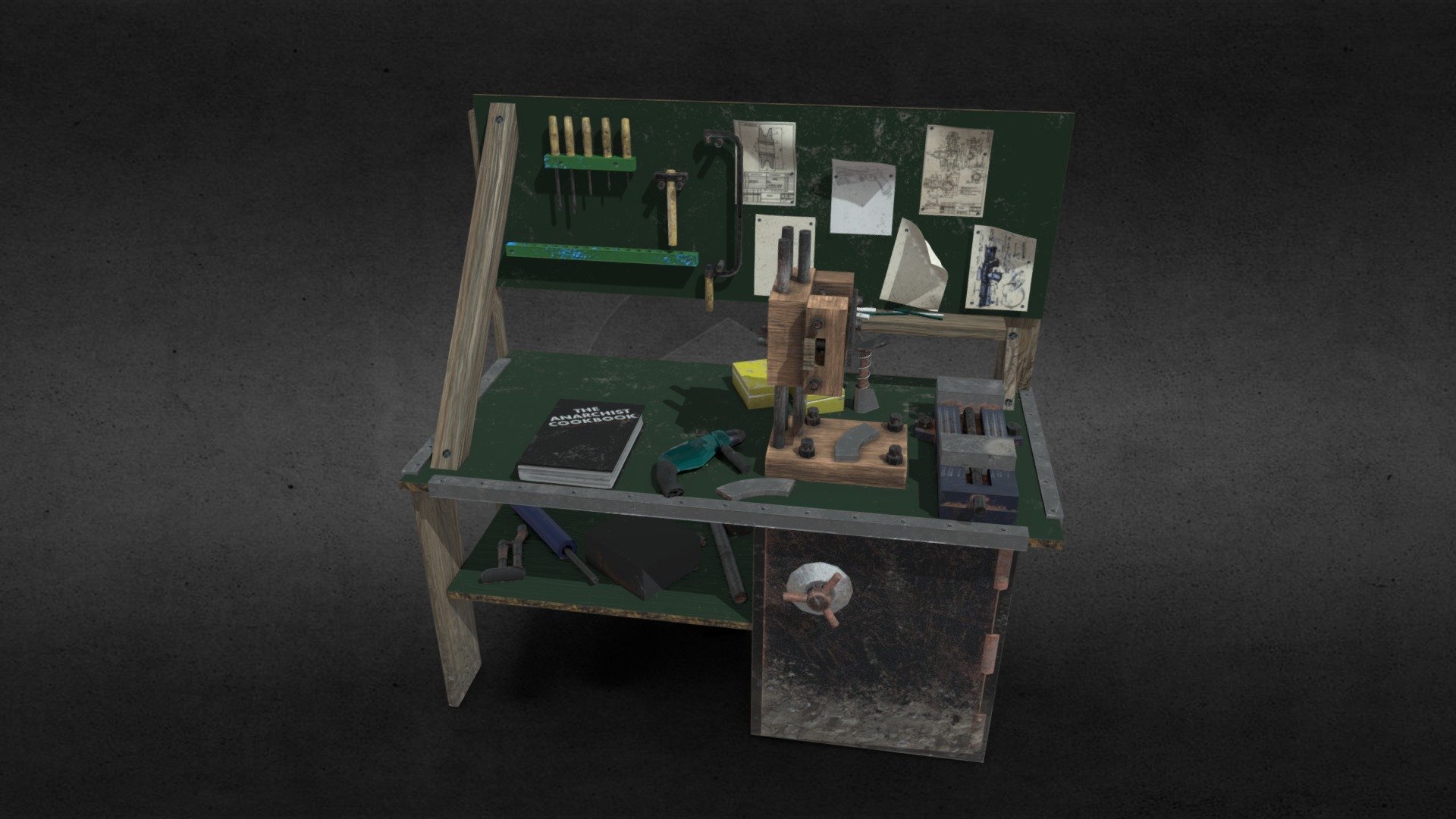 GunsmithTable - Download Free 3D model by Arling [6041bb3] - Sketchfab