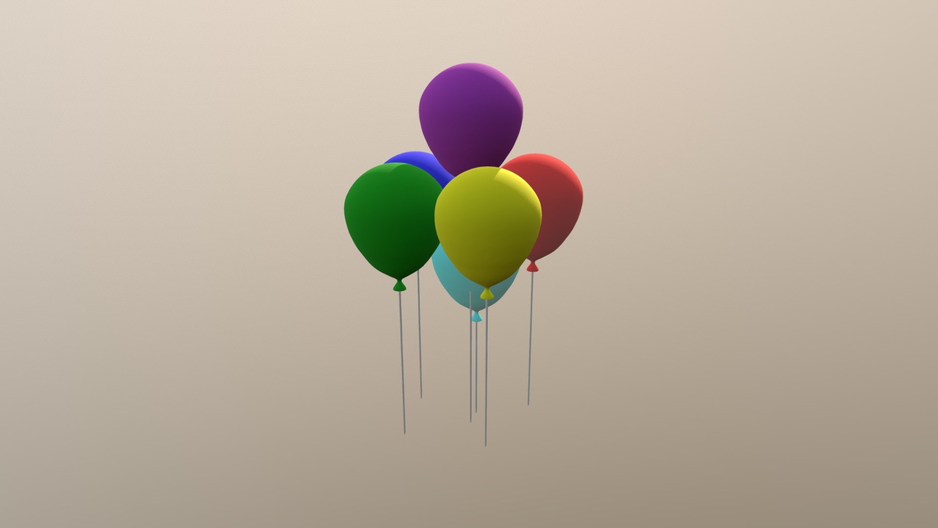 Balloons - 3D model by Red-Star Modeling (@joshua611) [6041dd1] - Sketchfab
