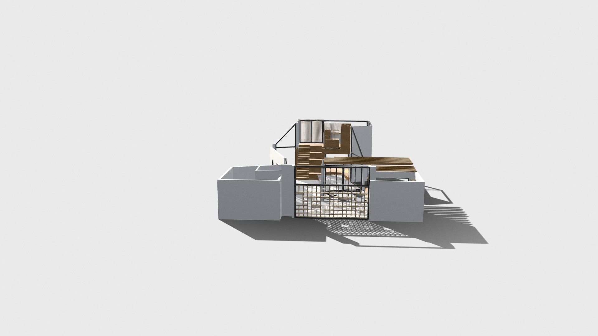 Small public library in Alghero - Download Free 3D model by ...