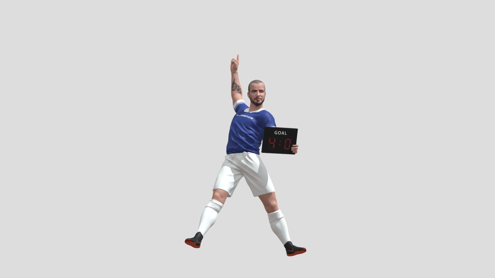 Football Player - 3D model by 3dcopyme [6044da8] - Sketchfab