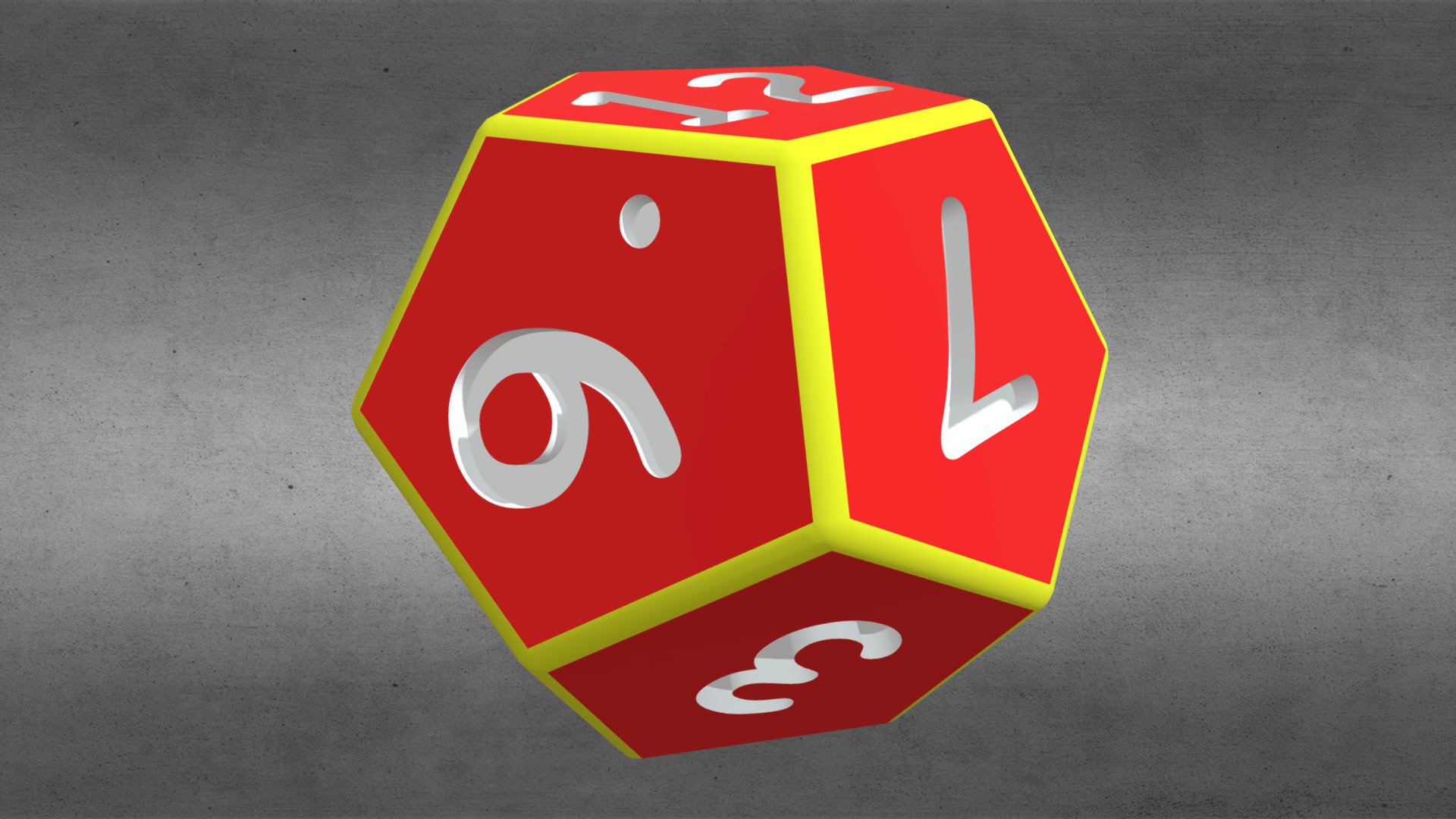 Dungeons & Dragons Rounded D12 Die - 3D model by NinJOke [60450fc] - Sketchfab