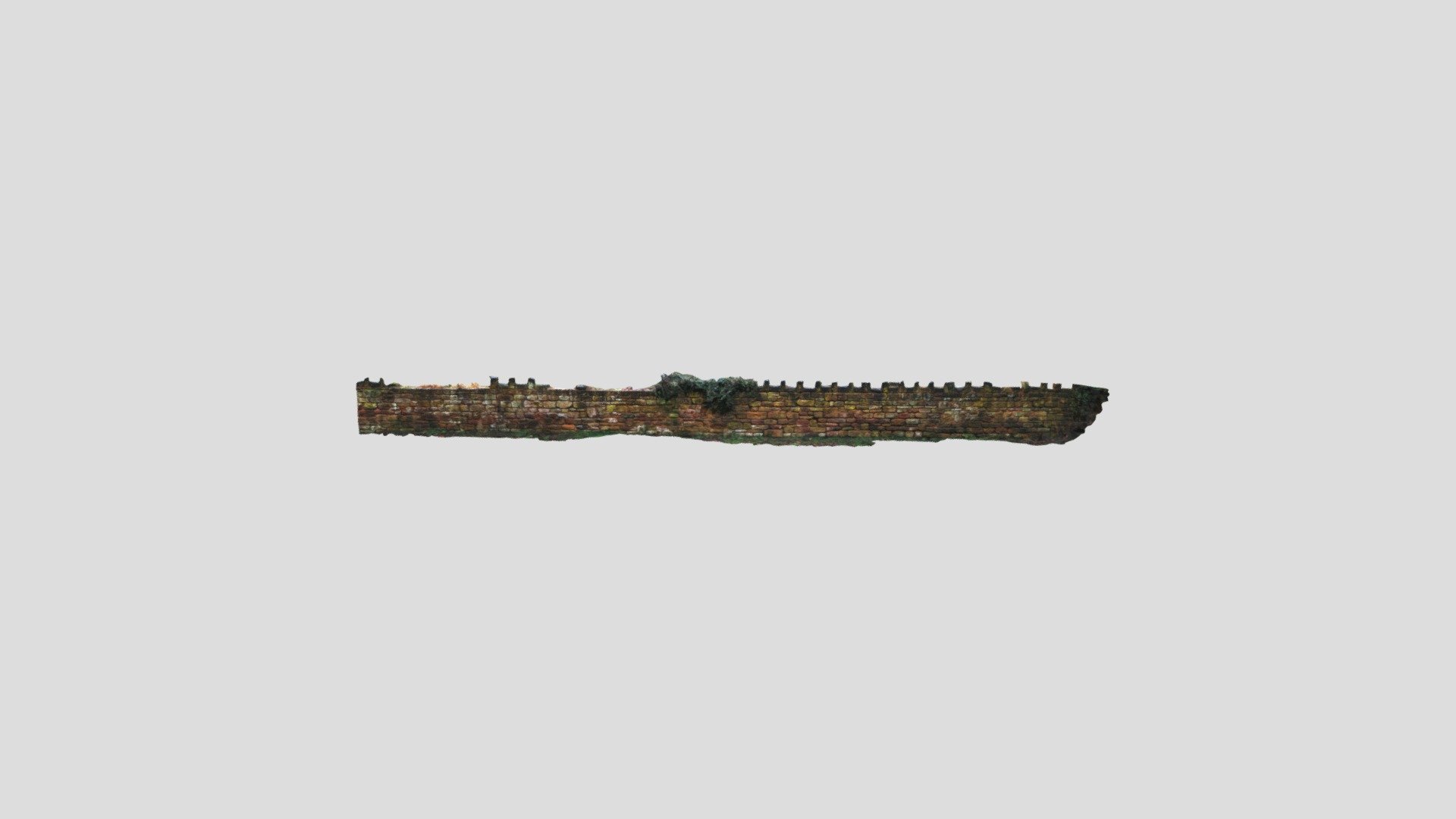 Stone wall - Canklow Woods, Rotherham - 3D model by dodo9230 [6046893 ...