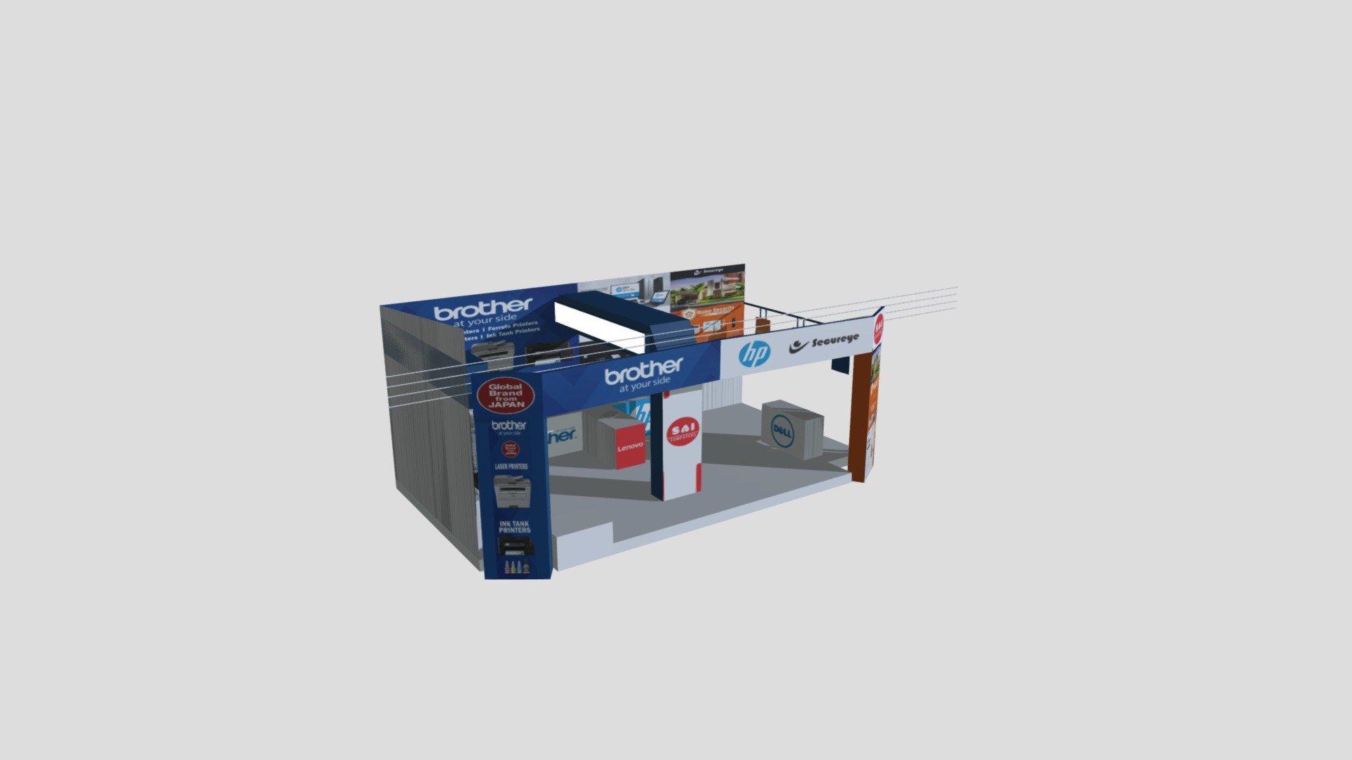 sai computer electro stall - 3D model by atek (@Atek.Digi) [6047997 ...