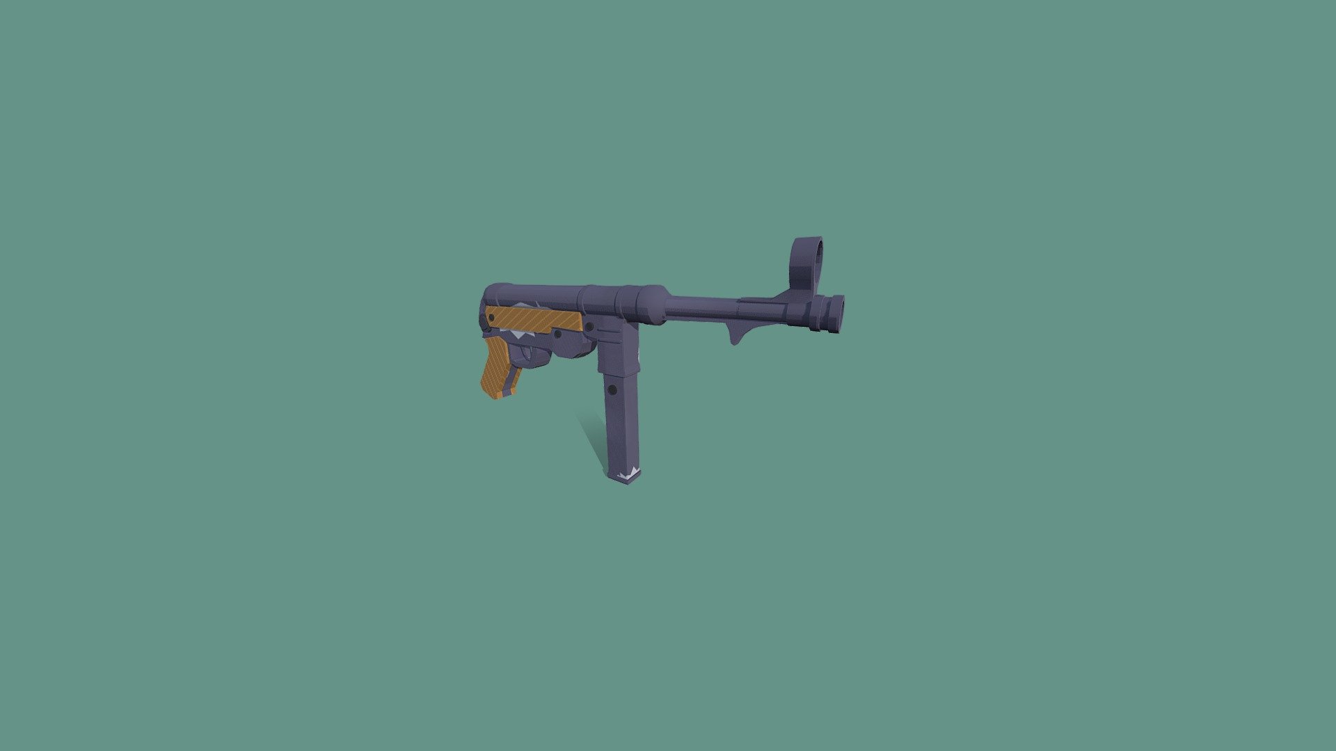 MP40 Lowpoly (cartoon) - Download Free 3D model by gluten ...