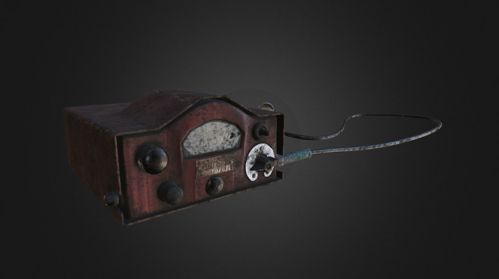 ДП-5Б (DP-5B) Russian Geiger Counter (worn) - 3D model by aeroflux ...