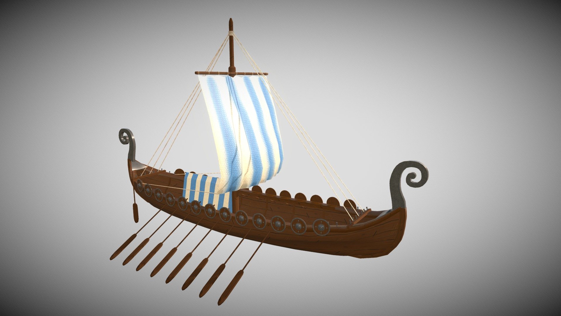Drakkar - 3D model by MarcoConfente [604c003] - Sketchfab