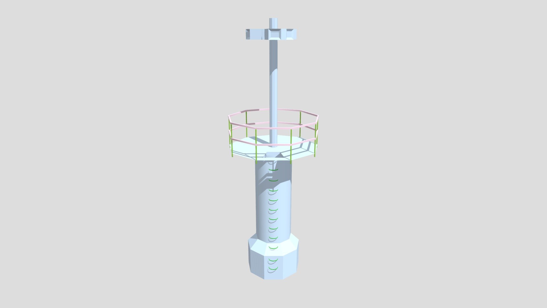 Observation tower. - 3D model by KPA3OH (@KRA3OH) [604db26] - Sketchfab
