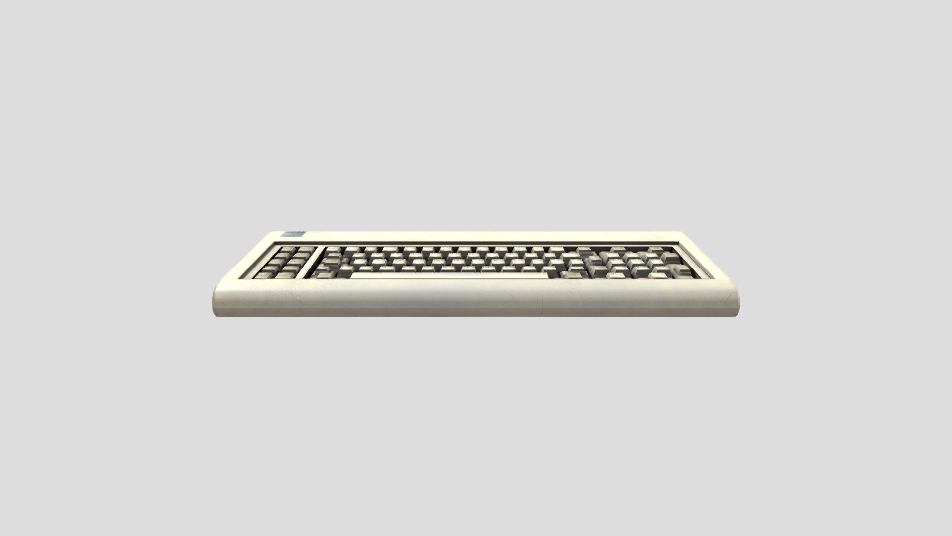 IBM Model F Keyboard - 3D model by Miranda Koulogeorge (@BrightSpark117 ...