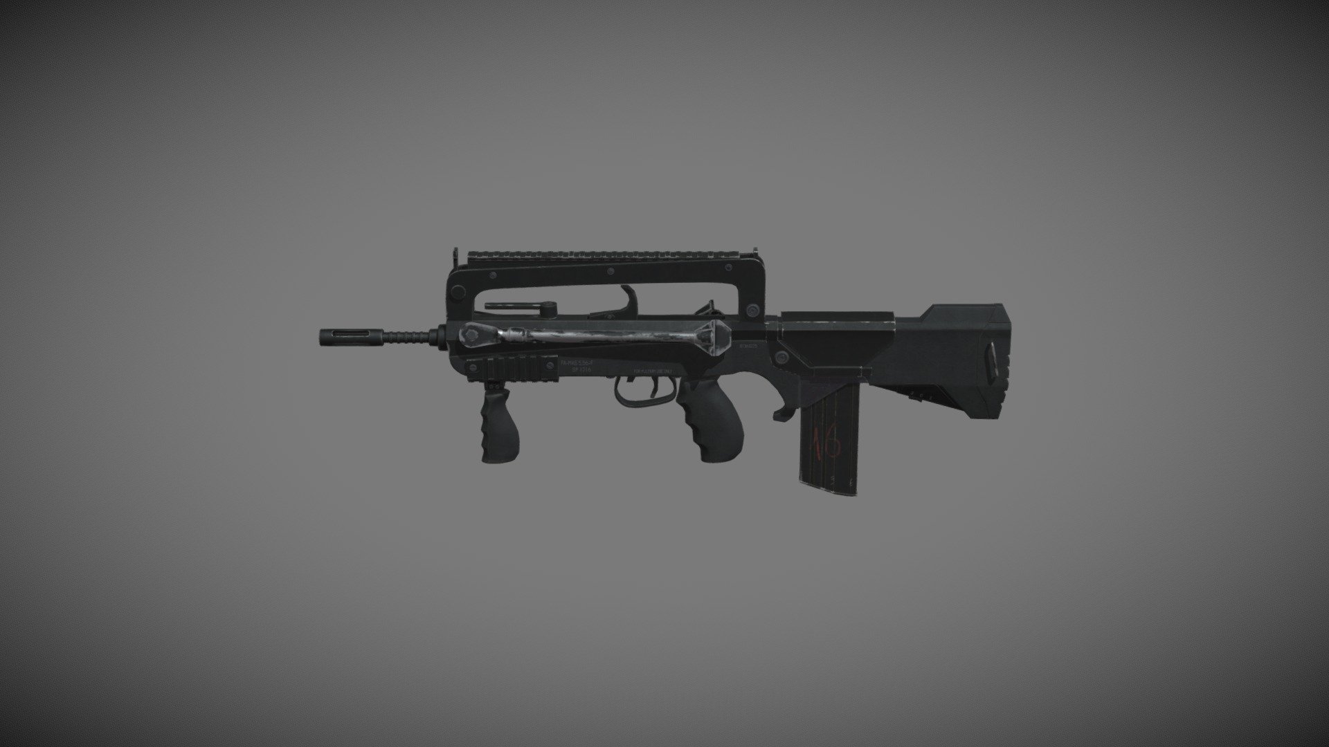 FAMAS-F1 - Download Free 3D model by Yevhenii Levchenko (@Parkerdos) [604fb1c] - Sketchfab