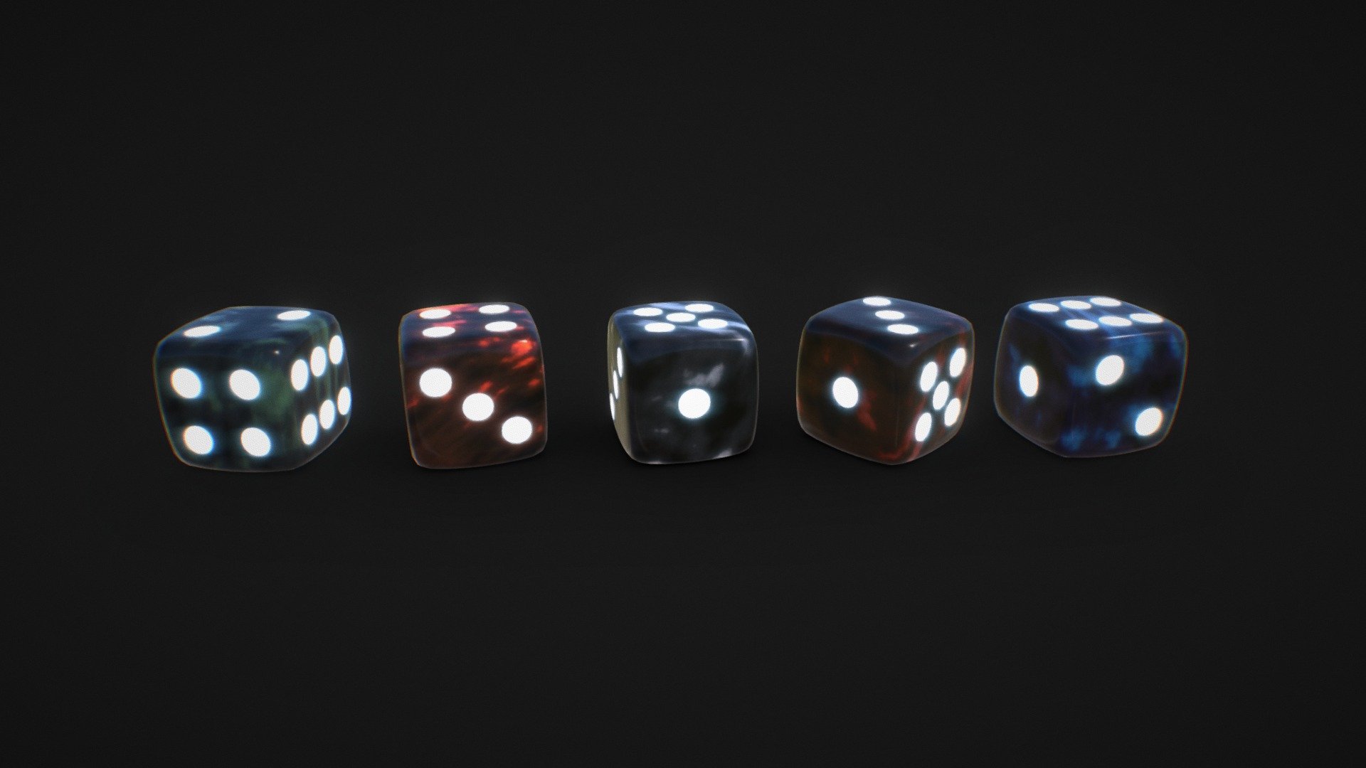Marbled D6 Dice Set - Buy Royalty Free 3D model by ÆON (@xaeon ...