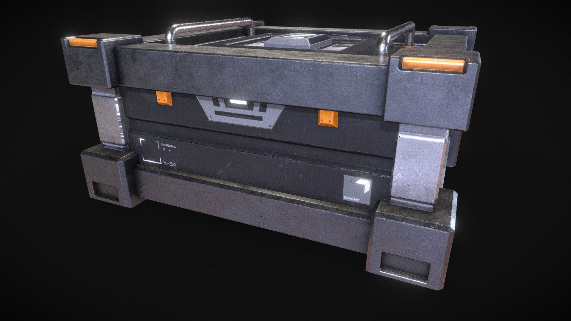 Sci-fi Box - Download Free 3D model by EspinArt3D (@Jorgeart.Games ...