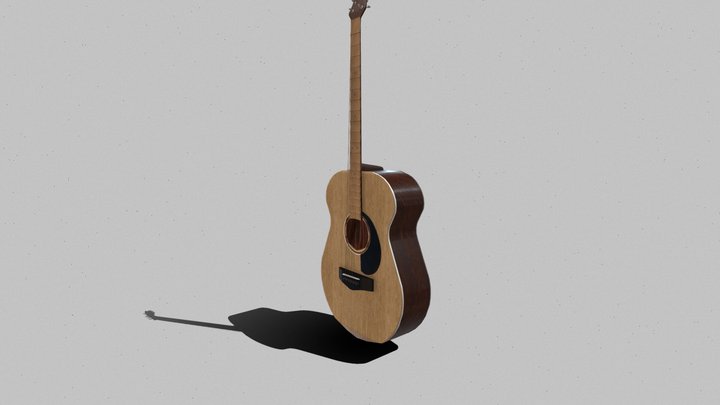 Acoustic-guitar 3D models - Sketchfab