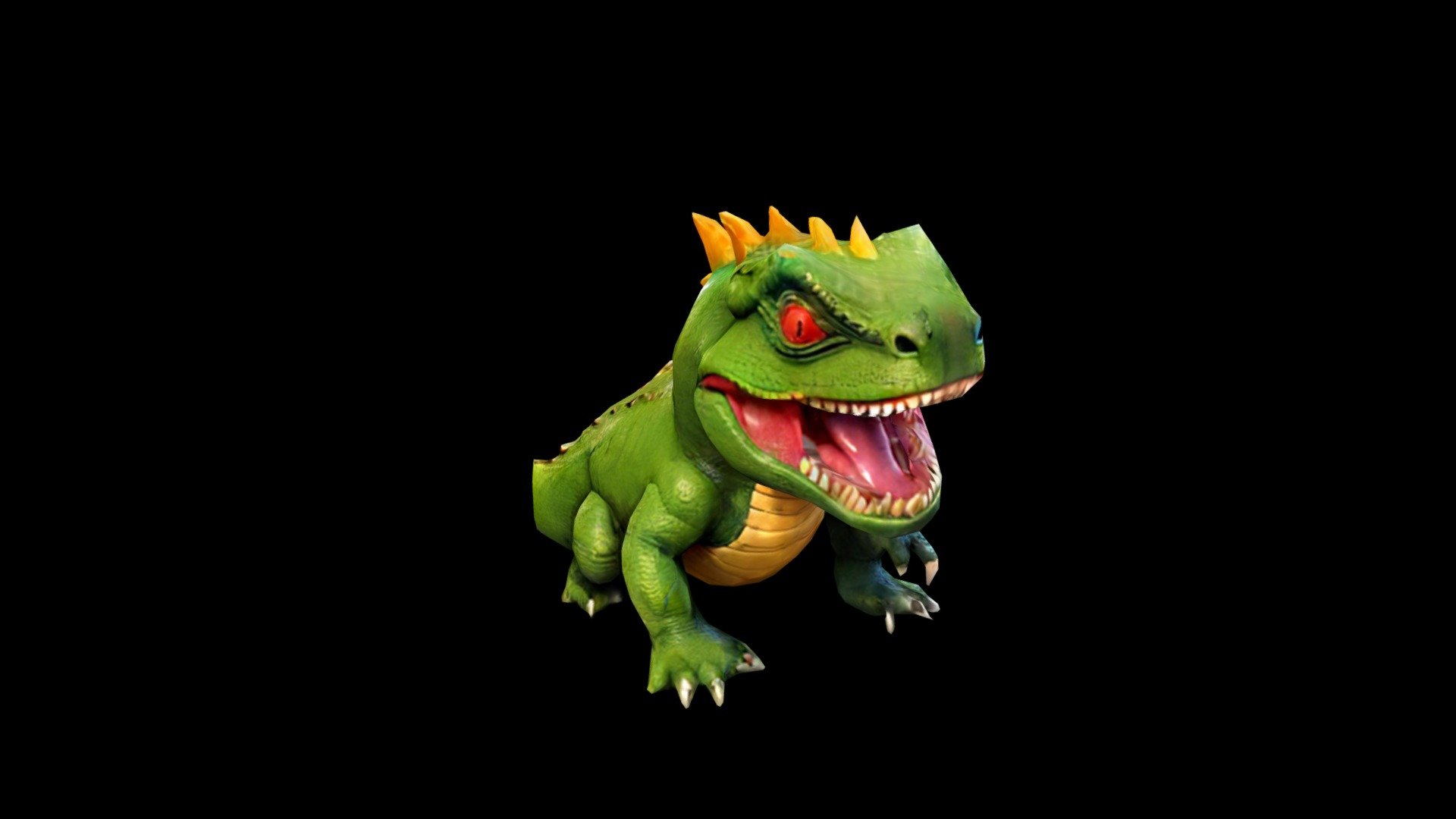 Emerald Fangs A Close-Up of a Terrestrial Animal - Download Free 3D ...