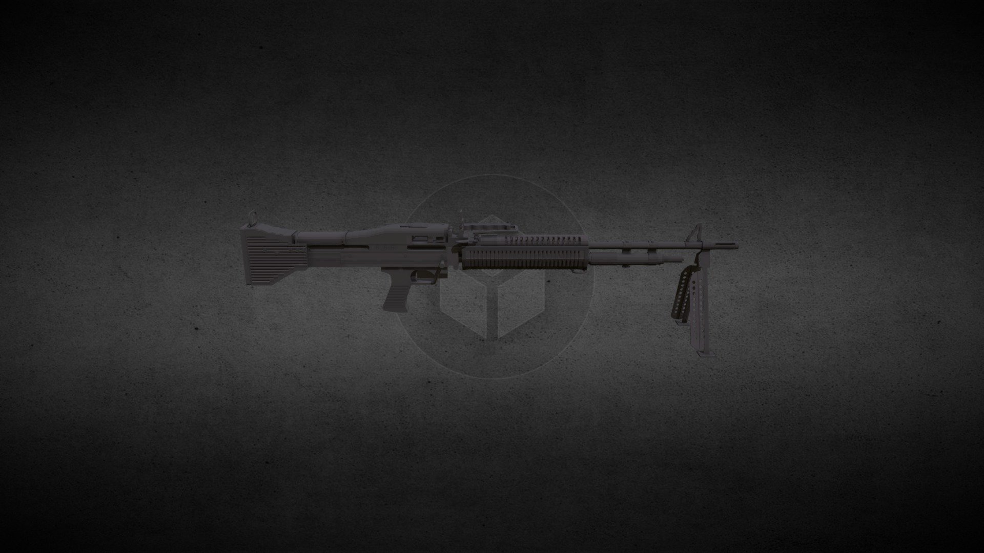 M60 machinegun - 3D model by TraderRager [60542d6] - Sketchfab