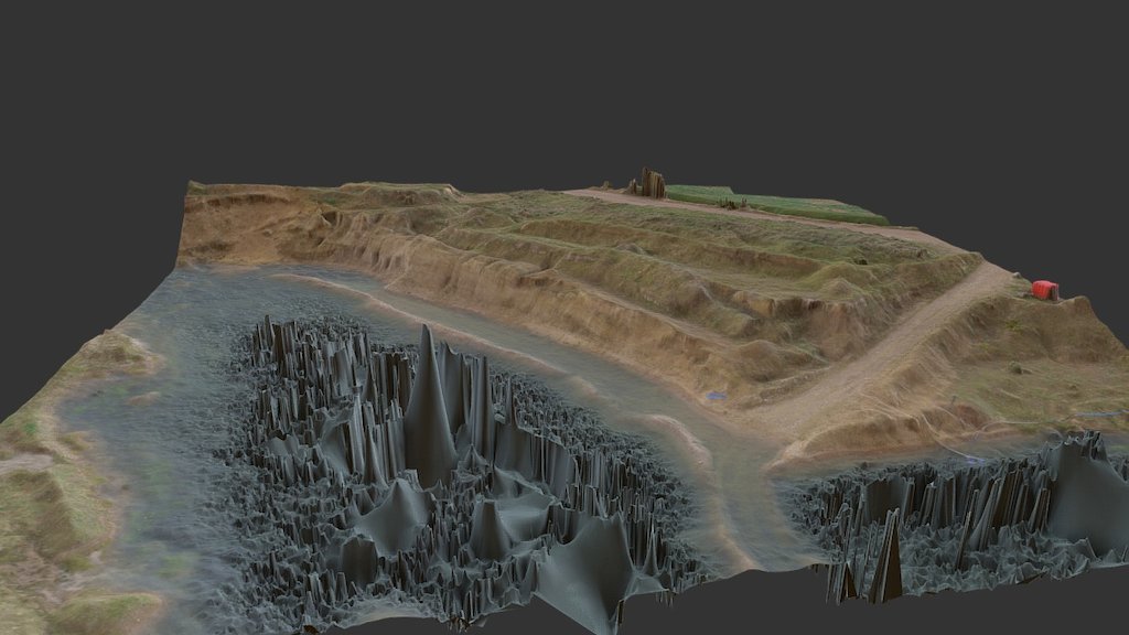 Quarry 3D Model - 3D model by DRNE [6054321] - Sketchfab