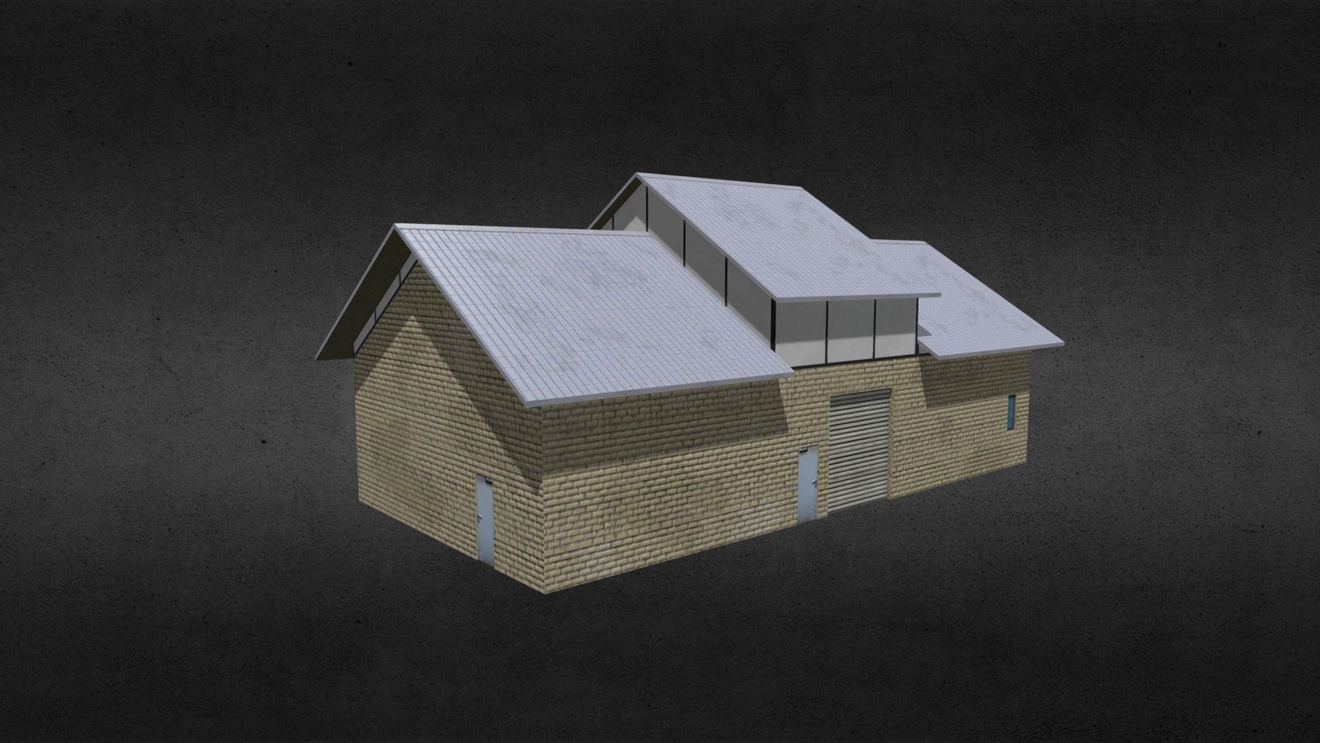 Medium Water Pumping Station - 3D model by Avanya [60543a3] - Sketchfab