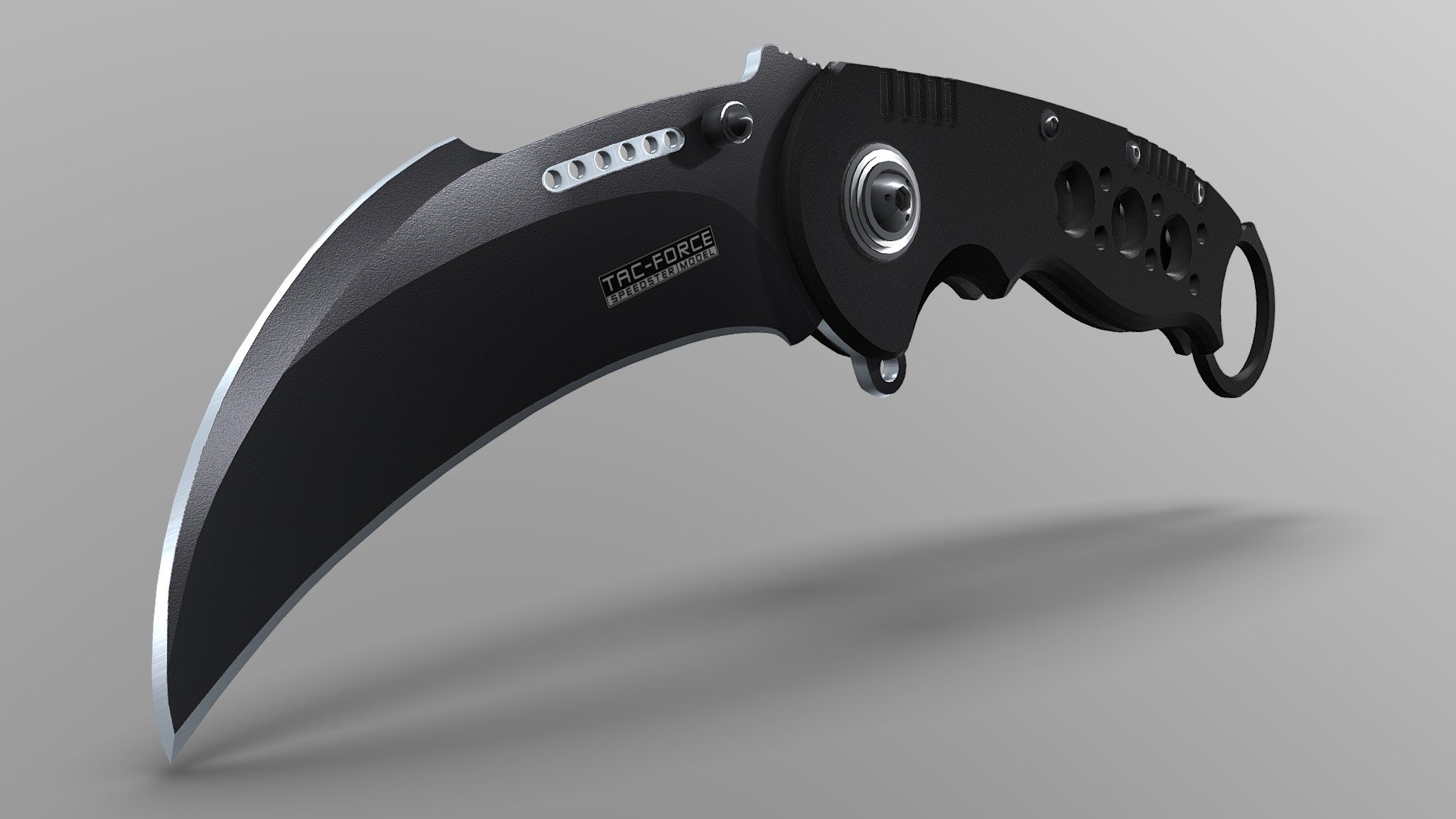 Karambit Knife - 3D model by Thomas Nguyen (@thomasnguyen) [60550a4 ...