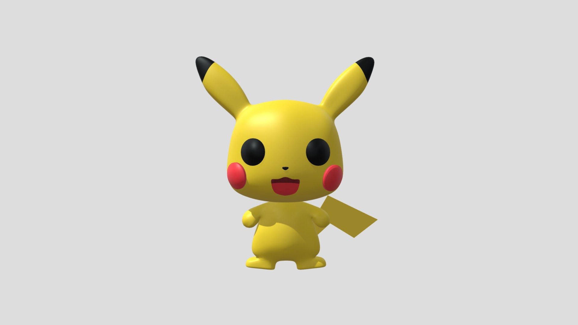 Pikachu - Download Free 3D model by selmoon (@selmoon3) [6057ad2 ...