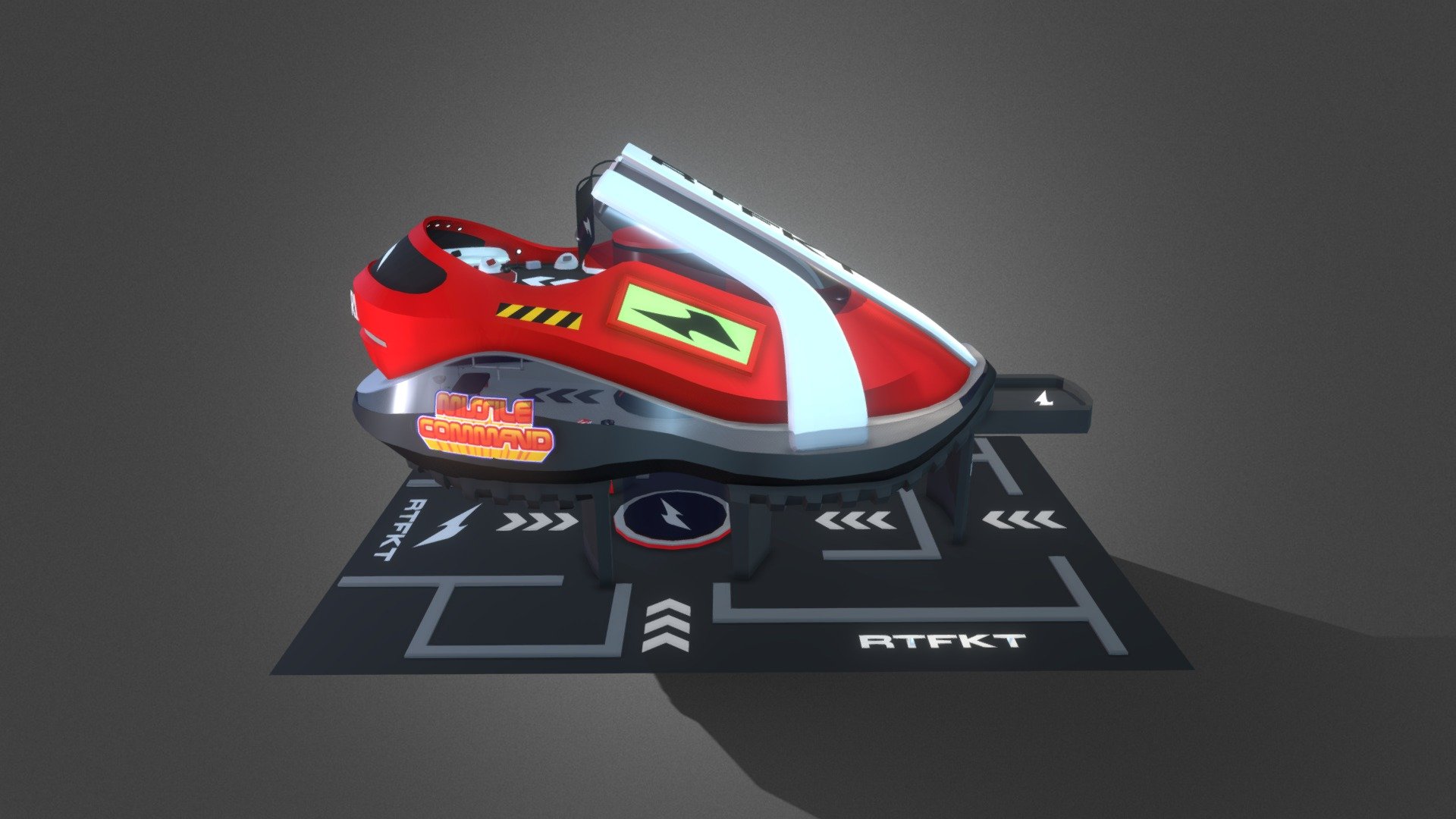 RTFKT x Atari® HQ | Decentraland - 3D model by Low Poly Models (@LowPolyModelsWorld) [605961e ...