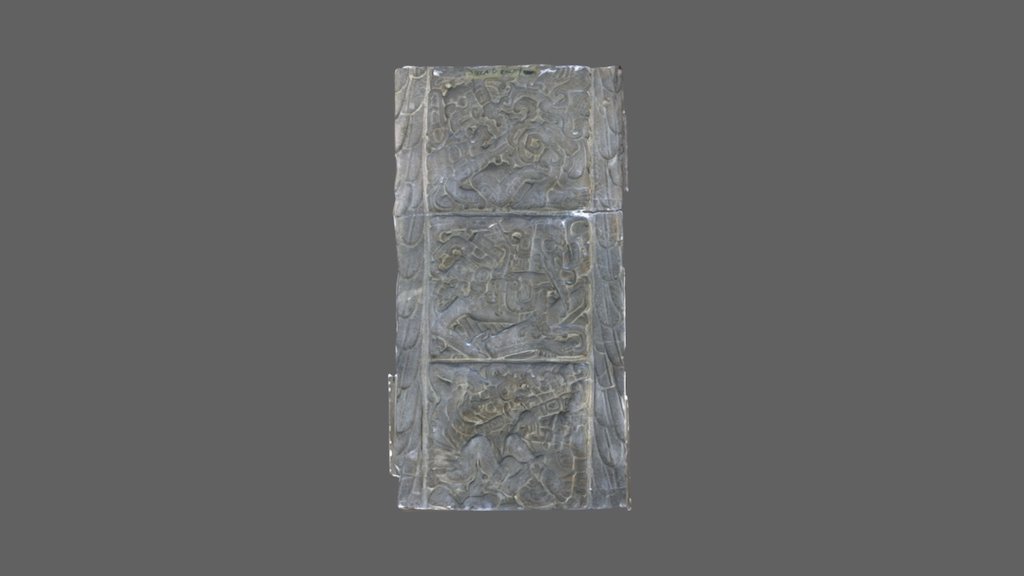 Stela D East Side, Quirigua, Guatemala - Download Free 3D model by ...