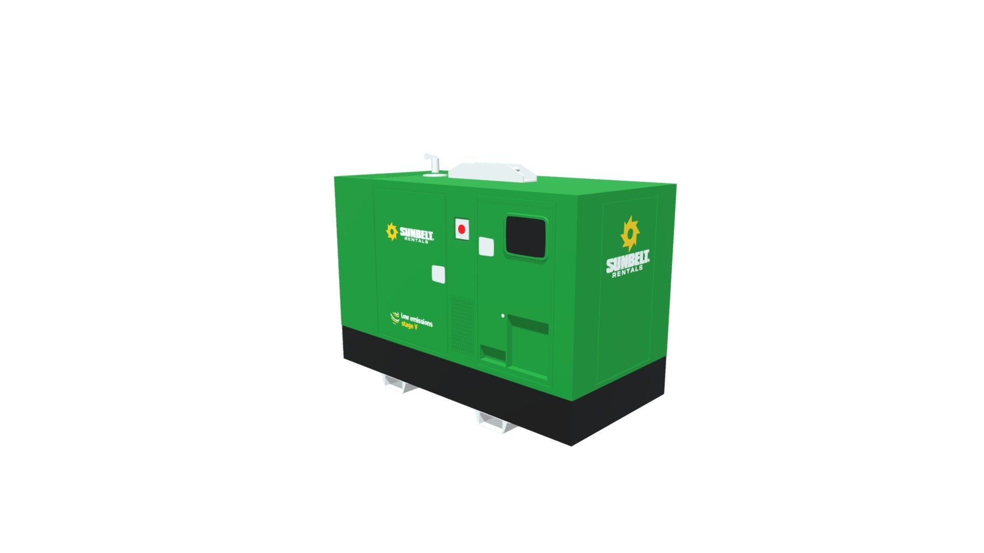 Sunbelt Rentals Diesel Generator BGGUK GX50 Kva - 3D model by bimstore ...