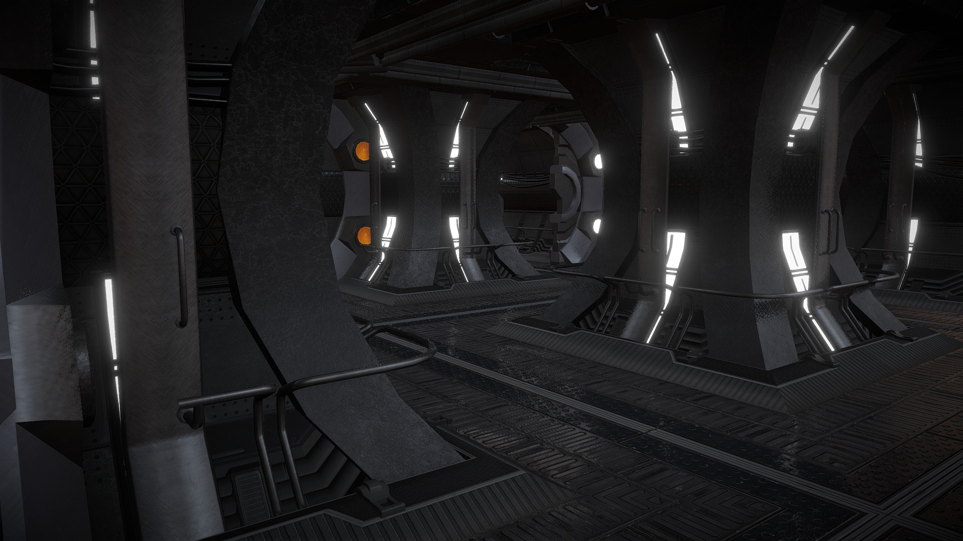 Sci-Fi SpaceShip Modules - Level Example - 3D model by edutorre ...