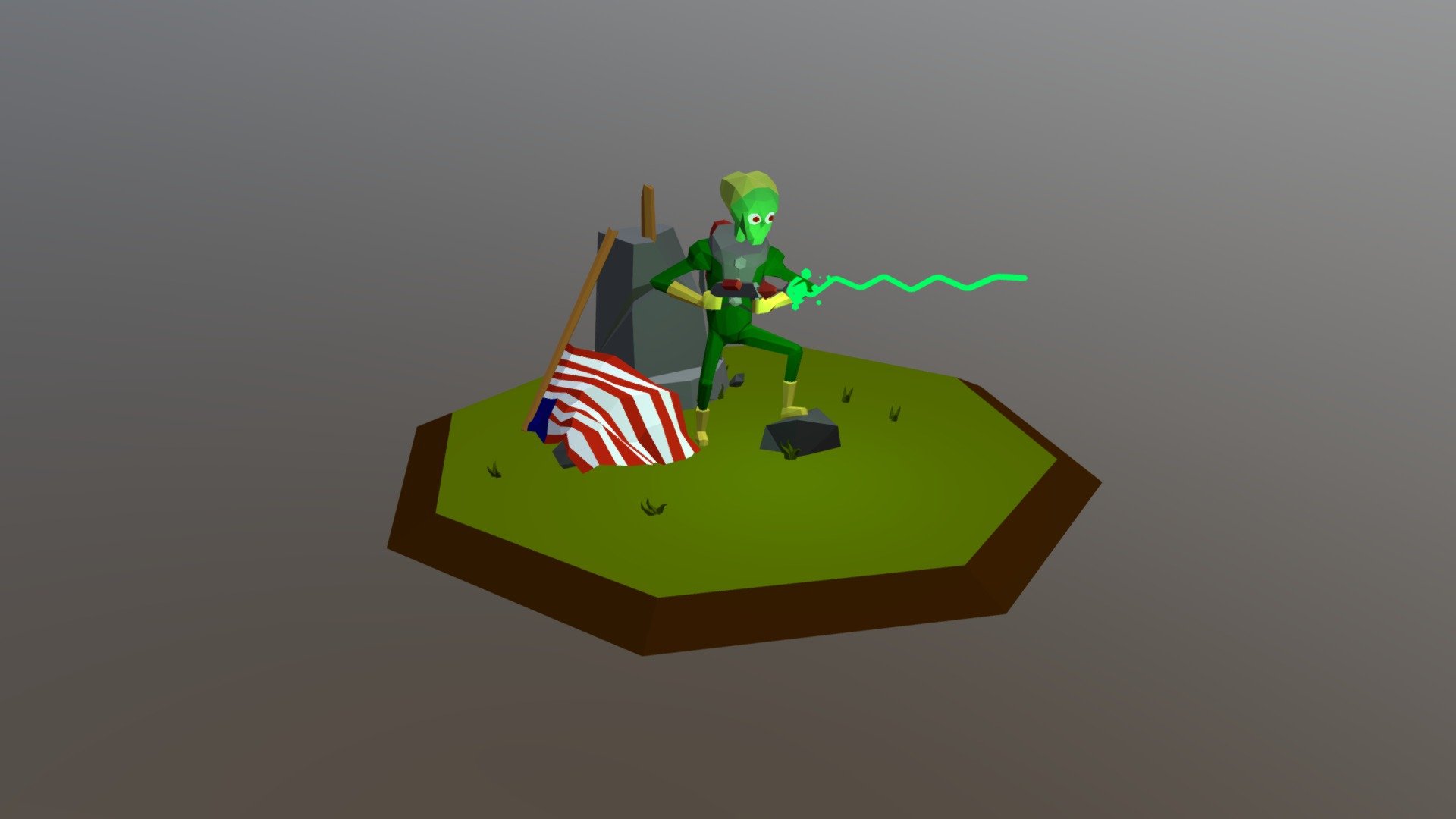 Mars Soldier - 3D model by noob_ka [605c4d6] - Sketchfab