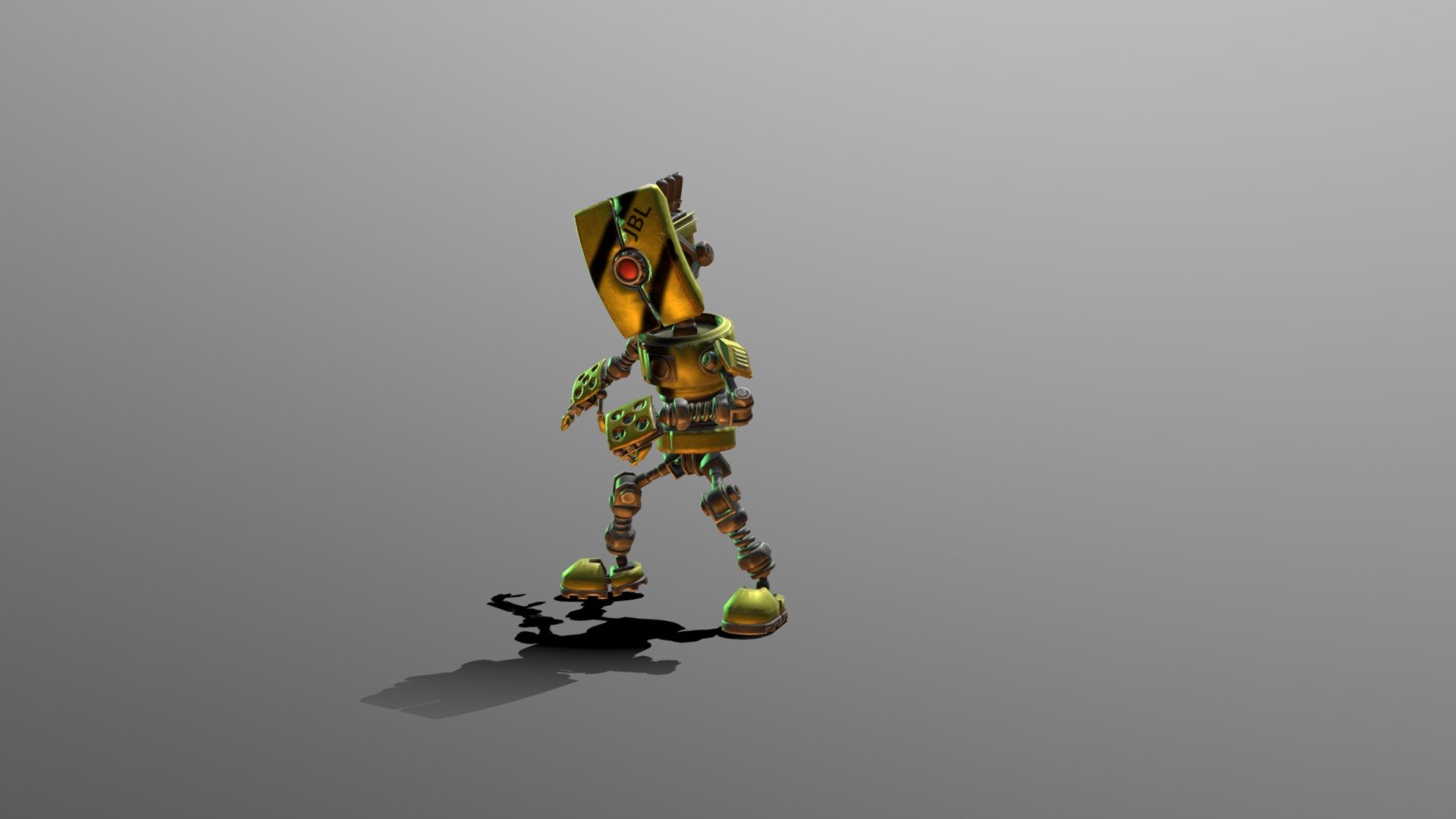 Construction Robot - 3D model by H4rryNC [605d290] - Sketchfab