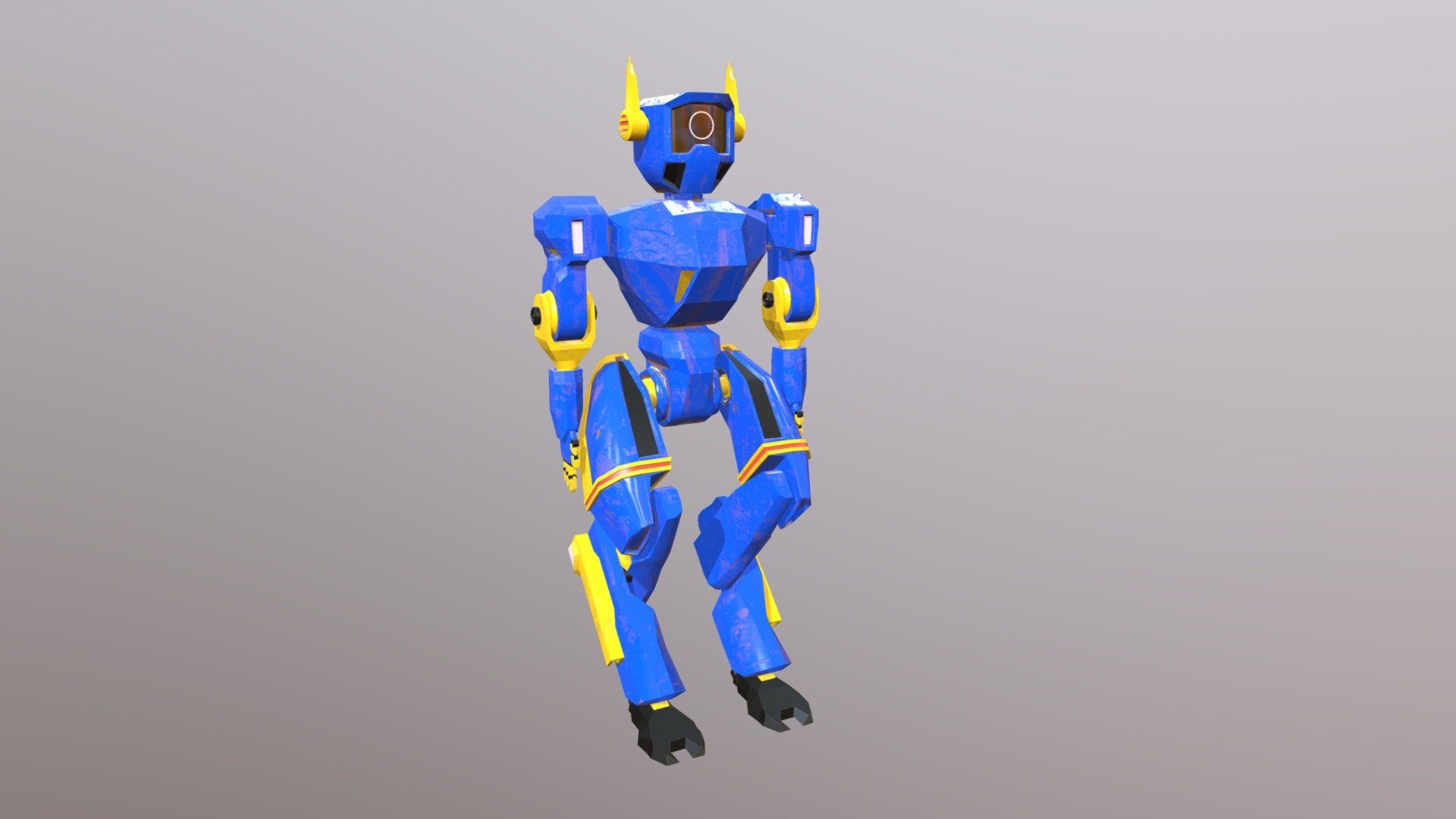 Scifi Humanoid Bipedal Scouting Robot - Buy Royalty Free 3D model by James Ooi (@jamesiesx ...