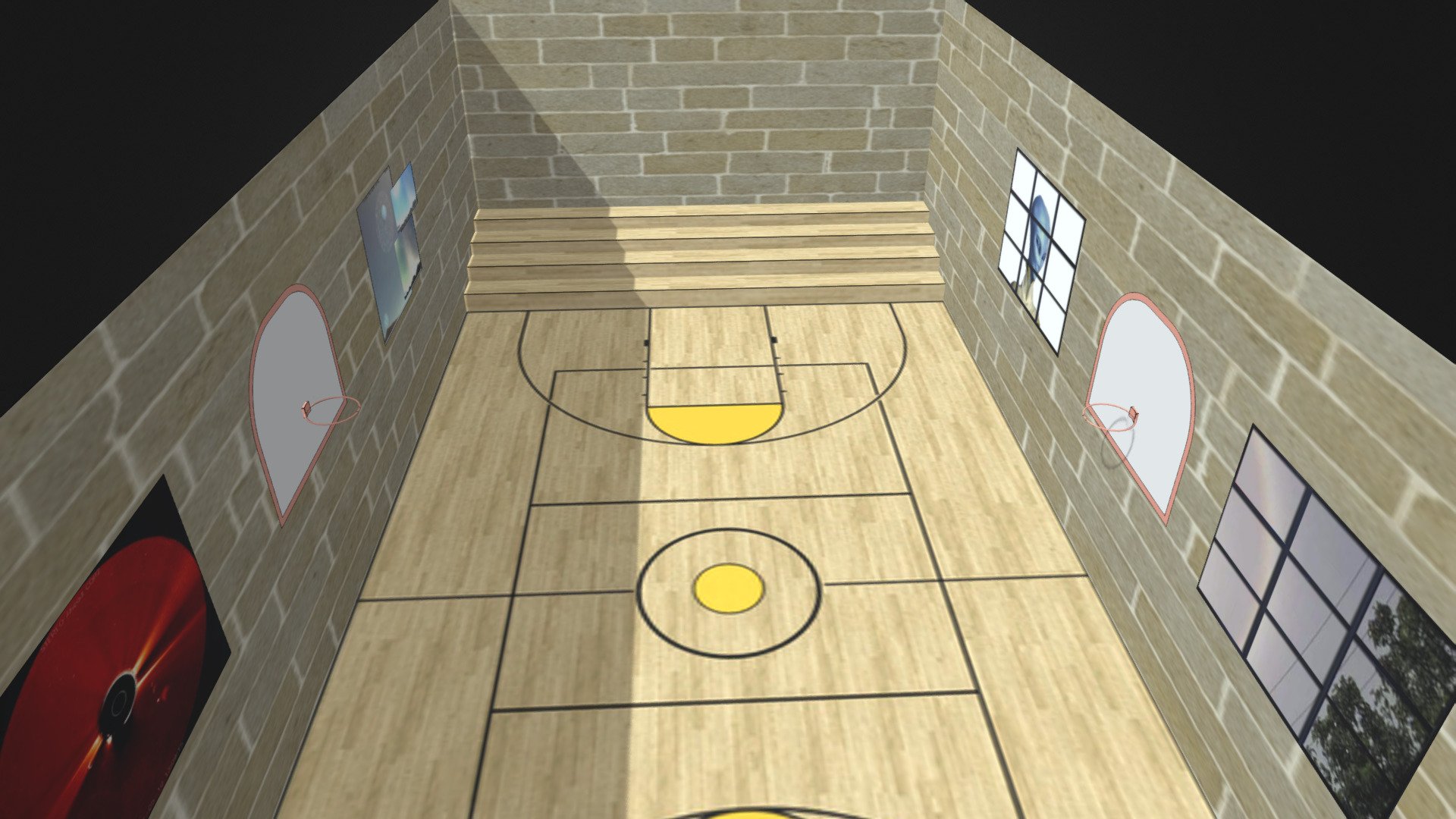 gymnasium from dream - 3D model by shirlanne [605e123] - Sketchfab