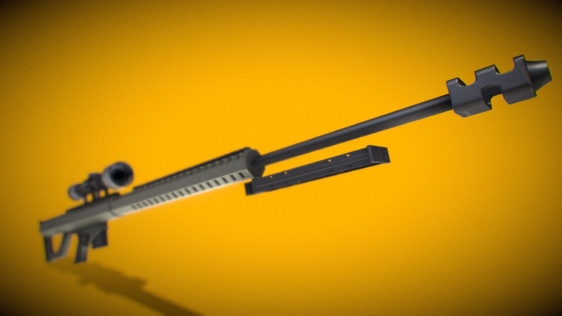 gun Snipe Fortnite - 3D model by fatemipoorm [605e1f5] - Sketchfab