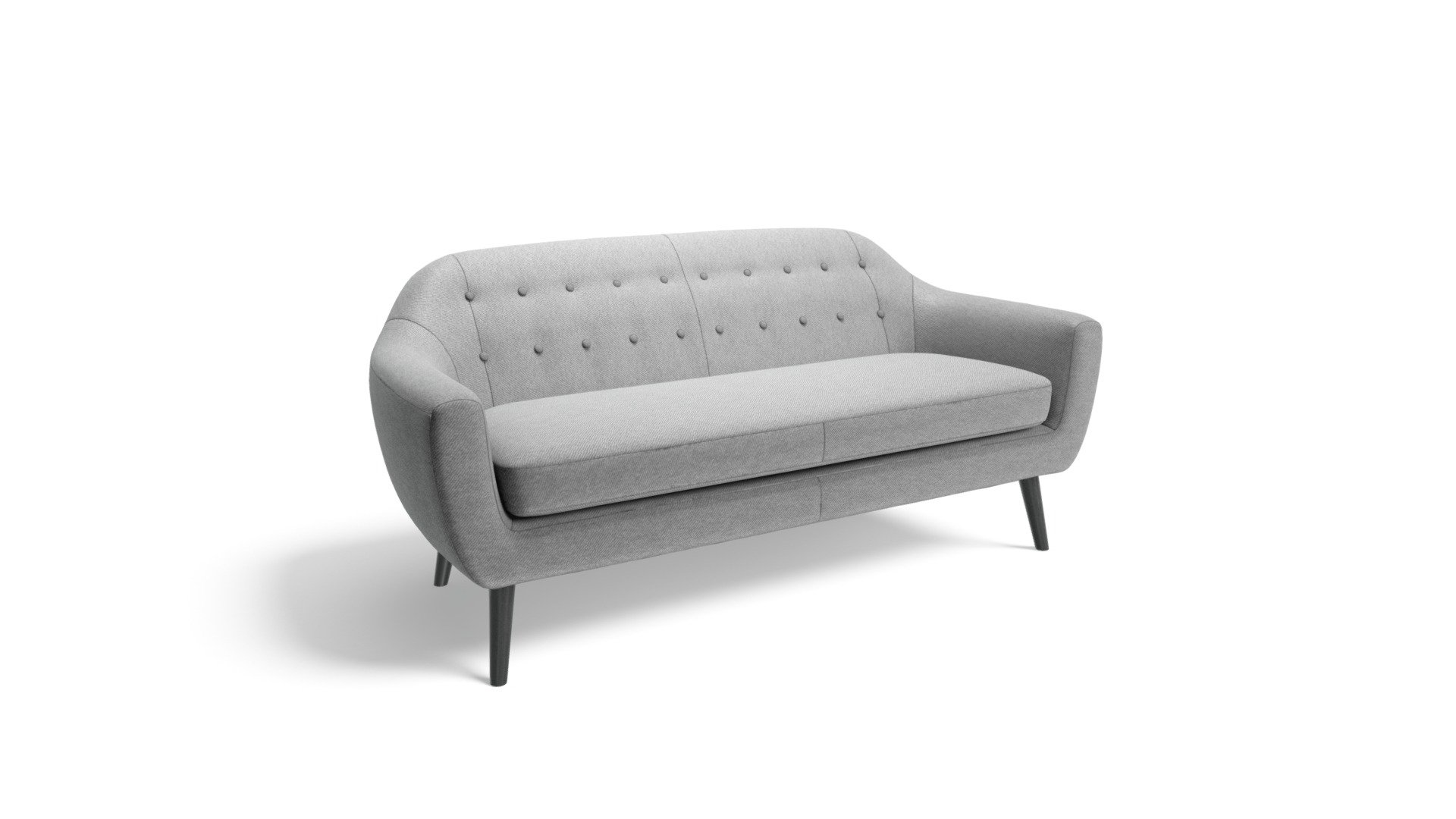 Ritchie 3 Seater Sofa, Pearl Grey - Download Free 3D model by MADE.COM ...