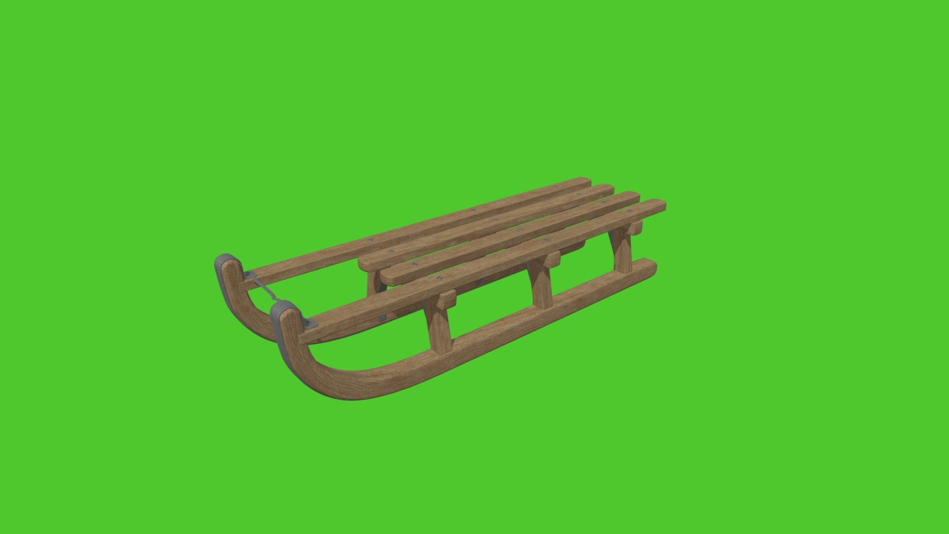 Low_poly_winter_sled - Download Free 3D model by teacherap123 [60607c8 ...