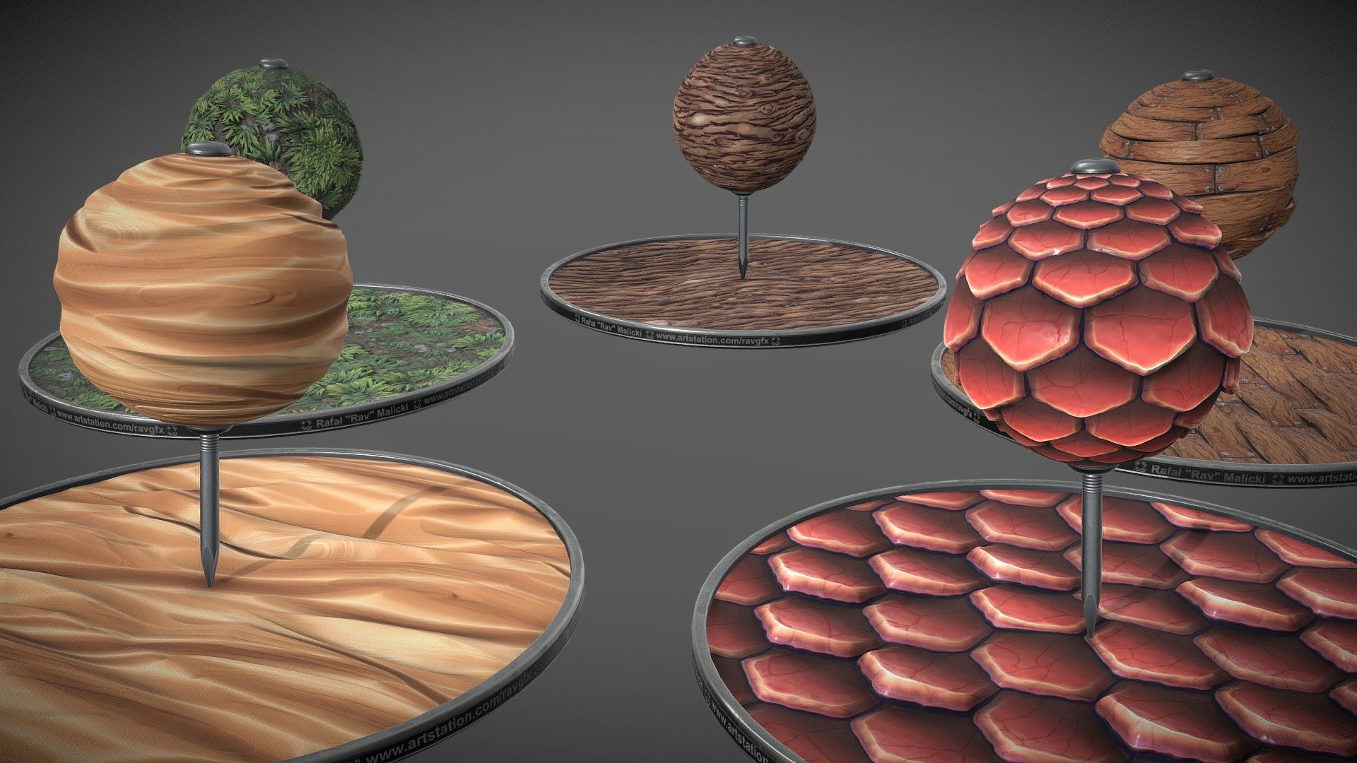 Substance Designer Stylized Materials Pack - 3D model by RavGFX ...