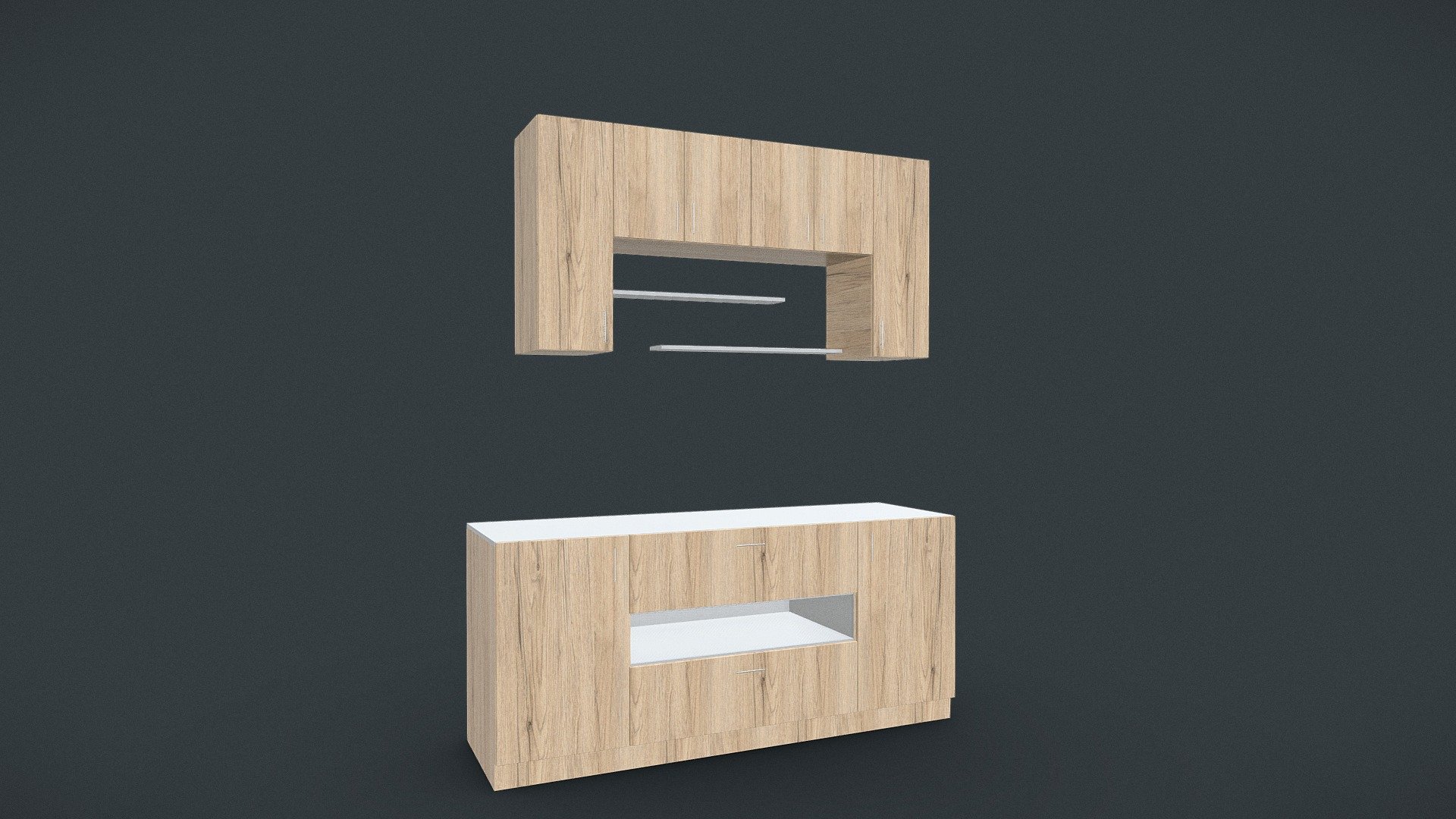 On Set Crew - Model 1 (Stejar + Alb) - 3D model by Patrudoizero Design ...