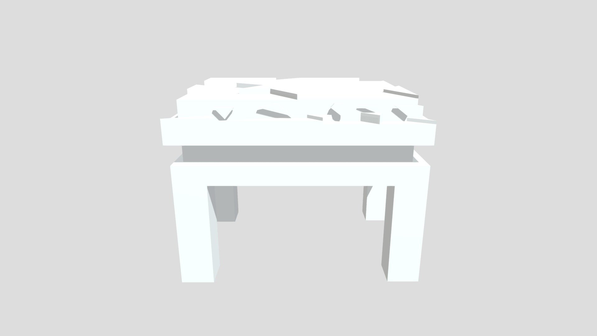 Table - Download Free 3D model by ethansia [60639fd] - Sketchfab