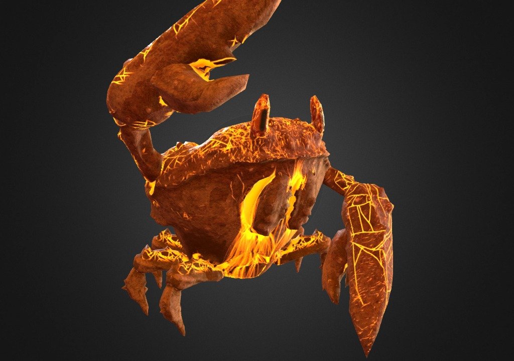 Lava Crab - Download Free 3D model by Renafox (@kryik1023) [6064b77 ...