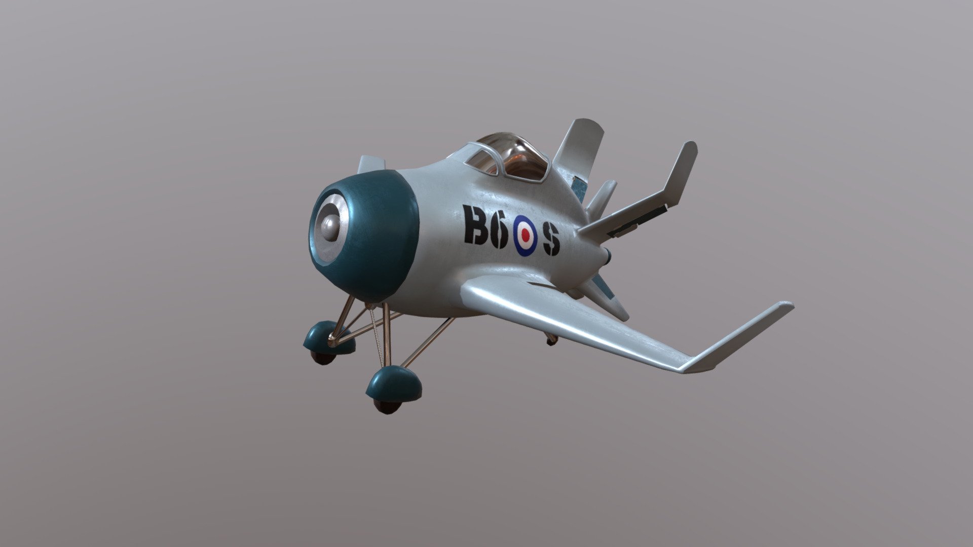 Low Poly airplane model - 3D model by Ferreira de Lima Everton ...